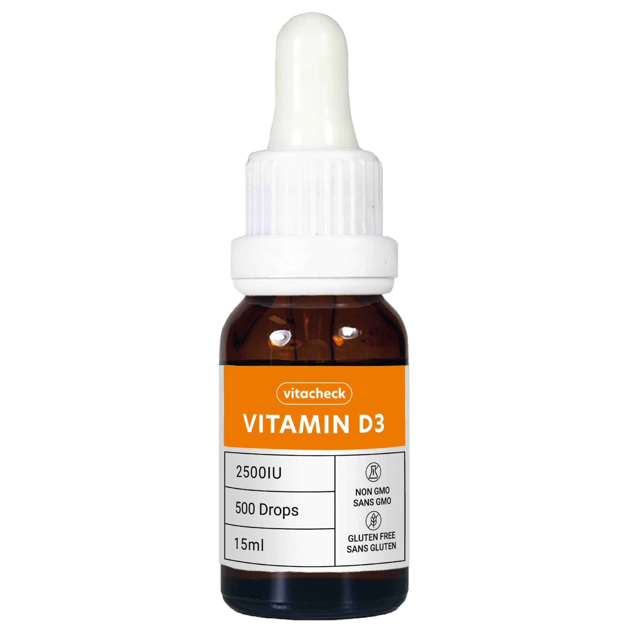 BestVitamin Best Liquid Vitamin D3 Drops 2500IU, 15ml