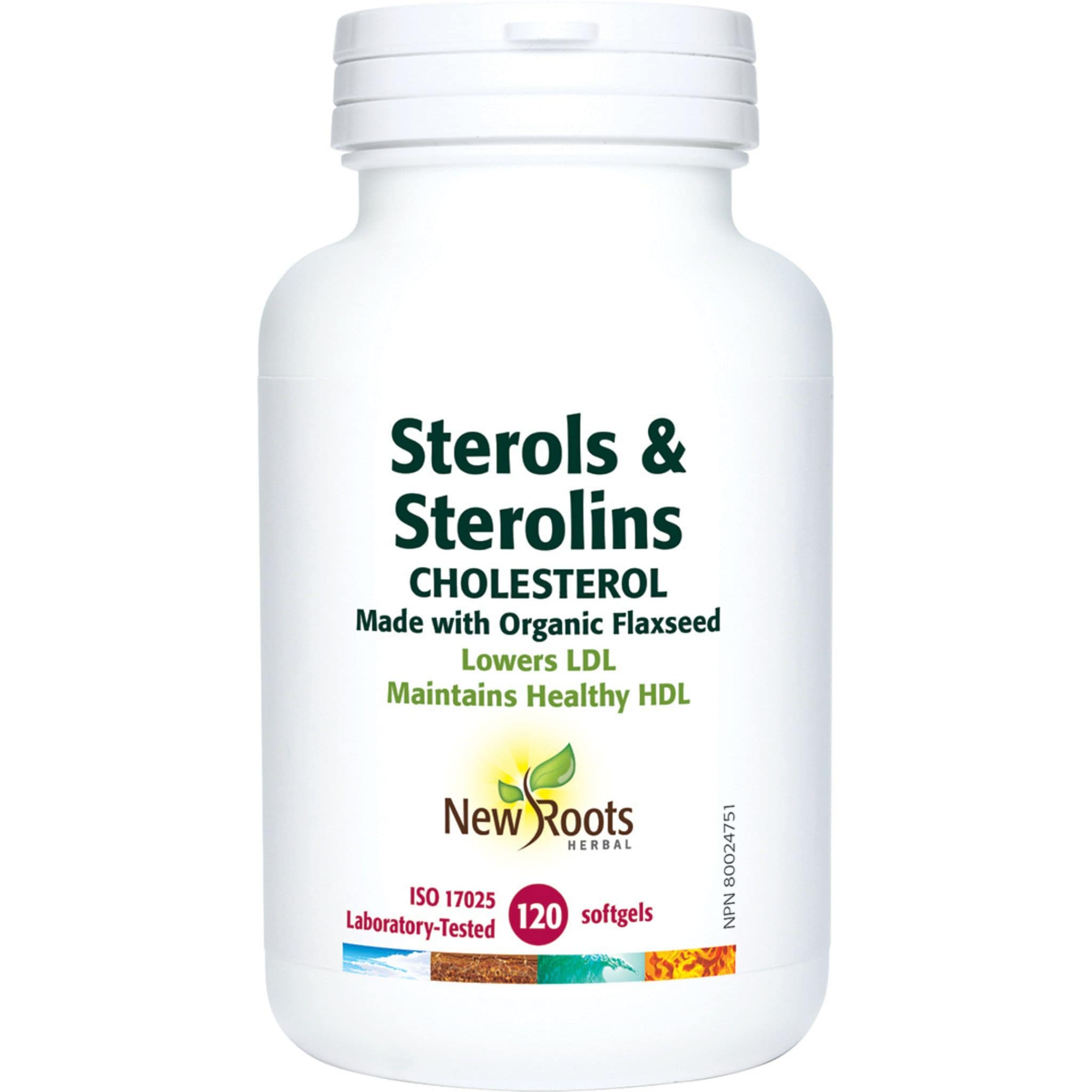 New Roots Sterols & Sterolins Cholesterol and Immune Support Softgels