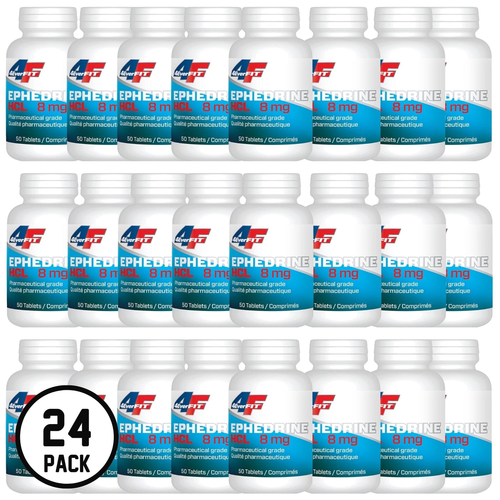 4Ever Fit Ephedrine 8mg, Pharmaceutical Grade (Ephedrine HCL Ships wit