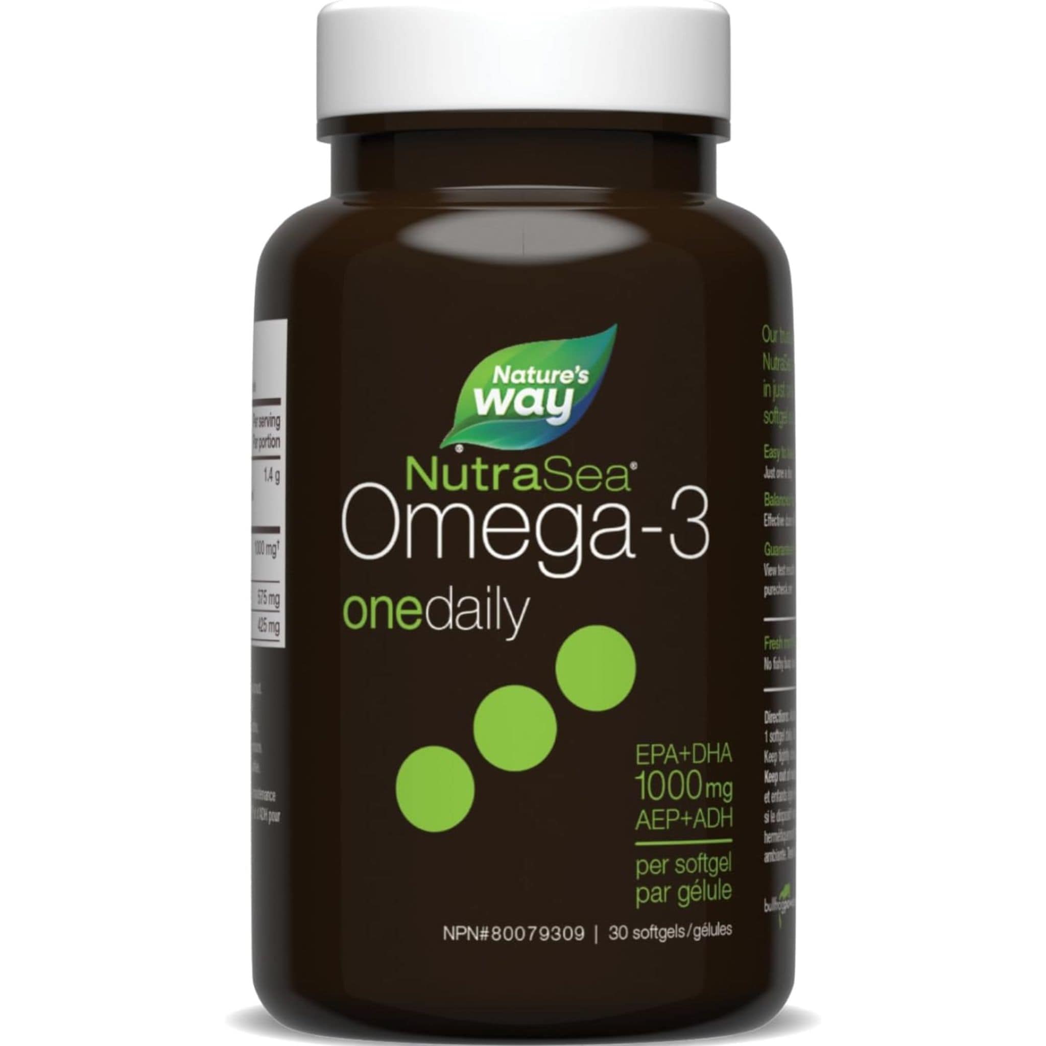 NutraSea One Daily Omega-3, 30 Softgels