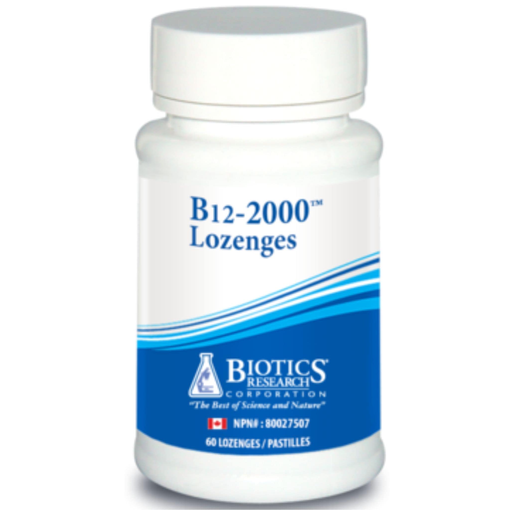 Biotics Research B12 2000, 60 Lozenges