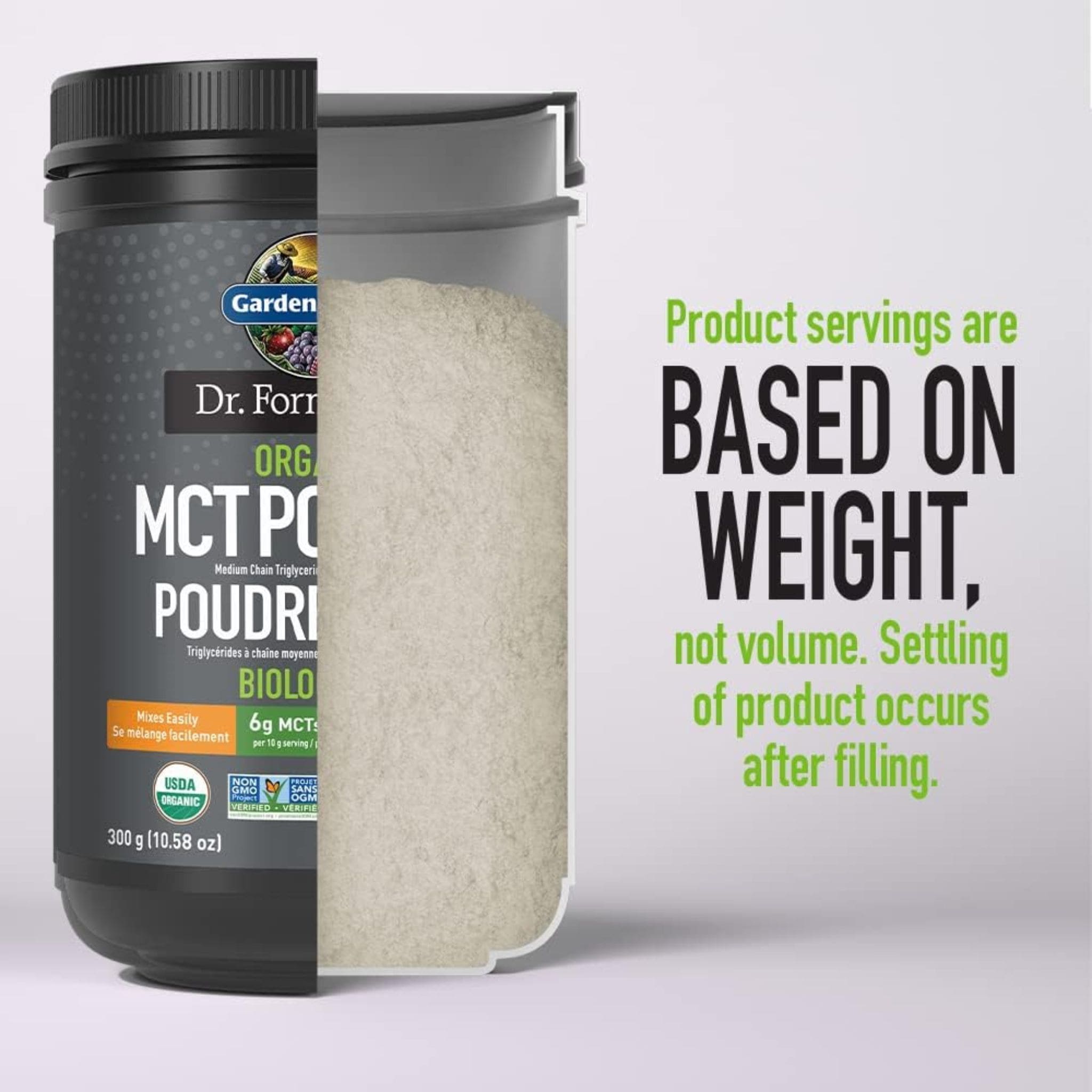 Garden of Life Dr. Formulated Organic MCT Powder, 300g