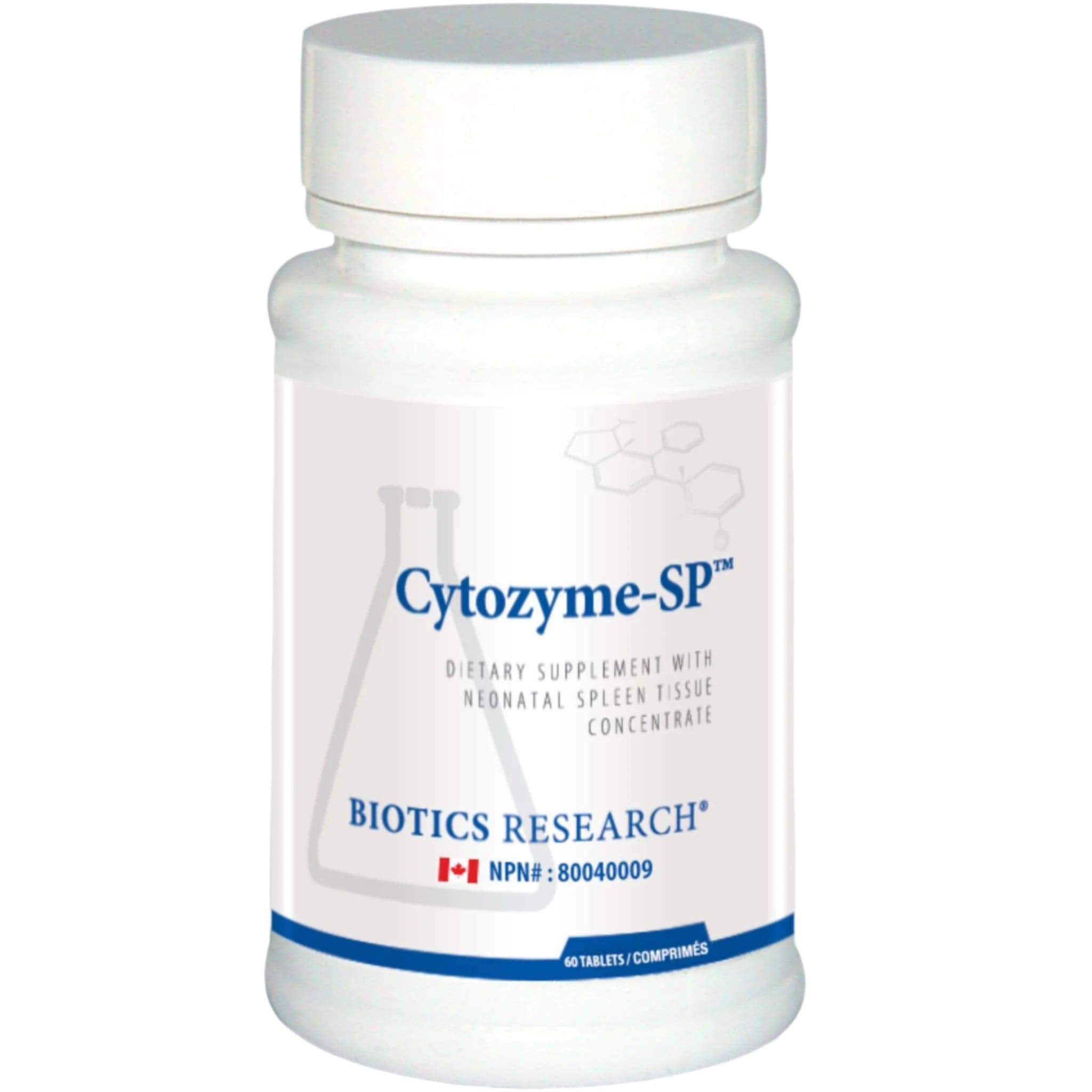 Biotics Research Cytozyme-SP, Supports Spleen Health, 60 Tablets