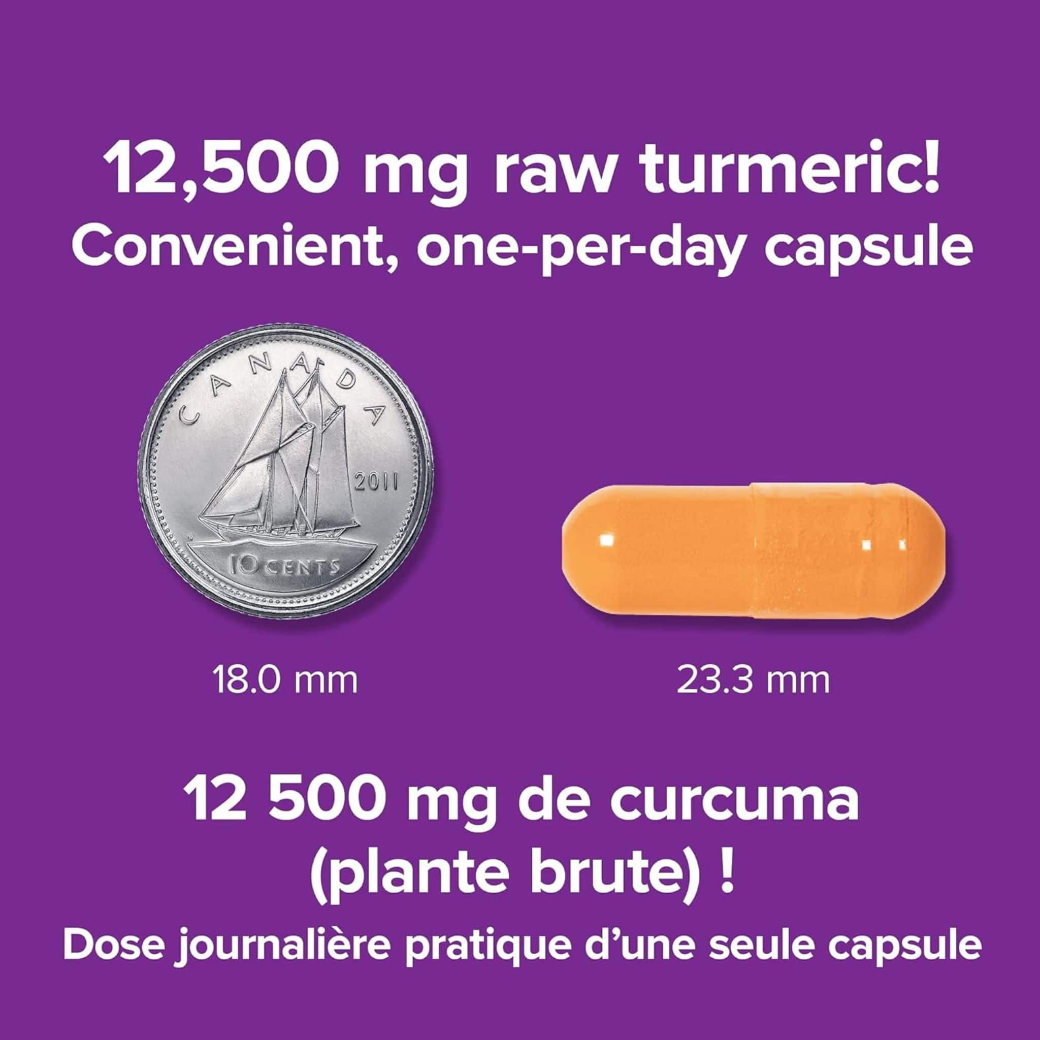 Webber Naturals Turmeric Curcumin, Extra Strength, 12,500mg