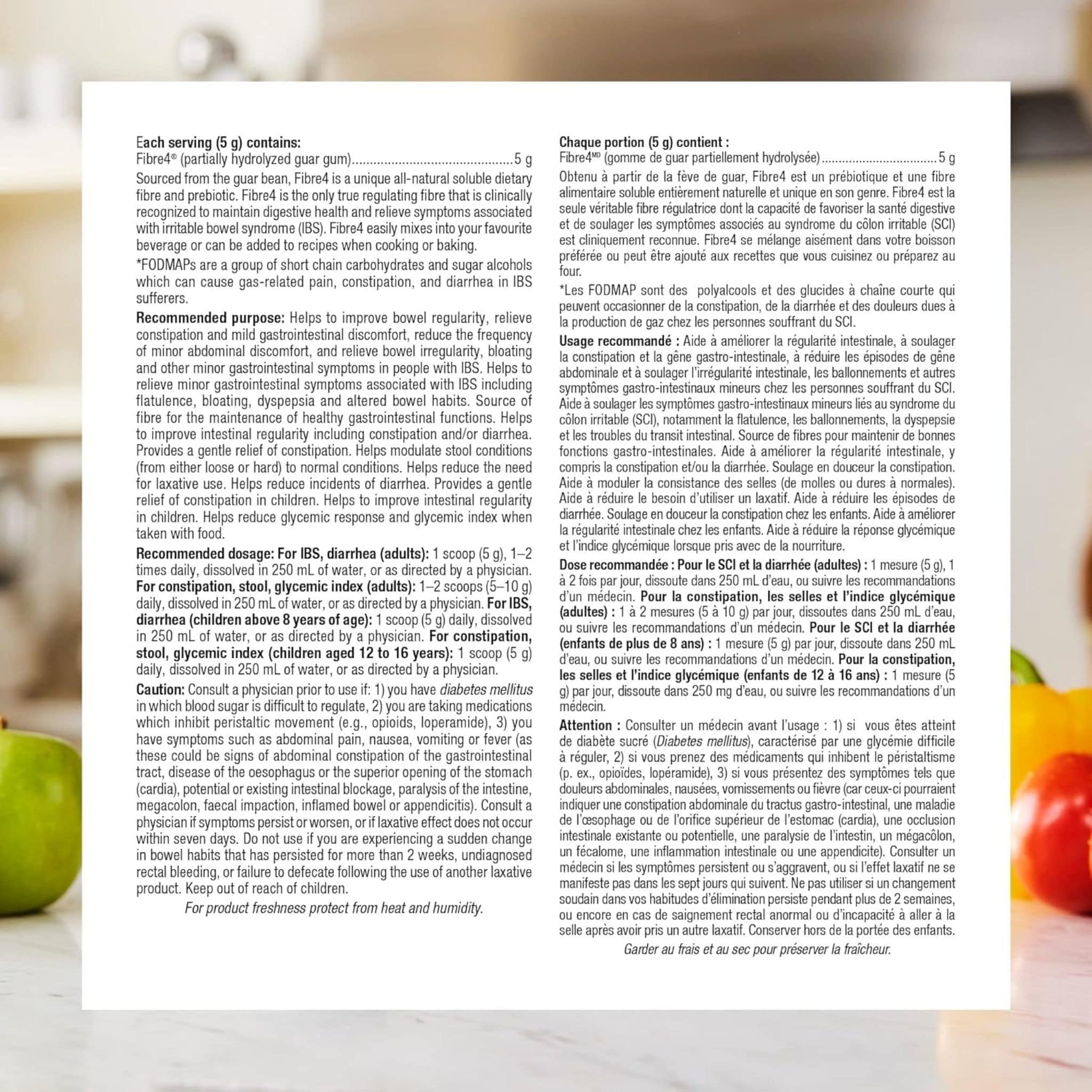 Webber Naturals Fibre 4 IBS Intestinal Discomfort, 150g