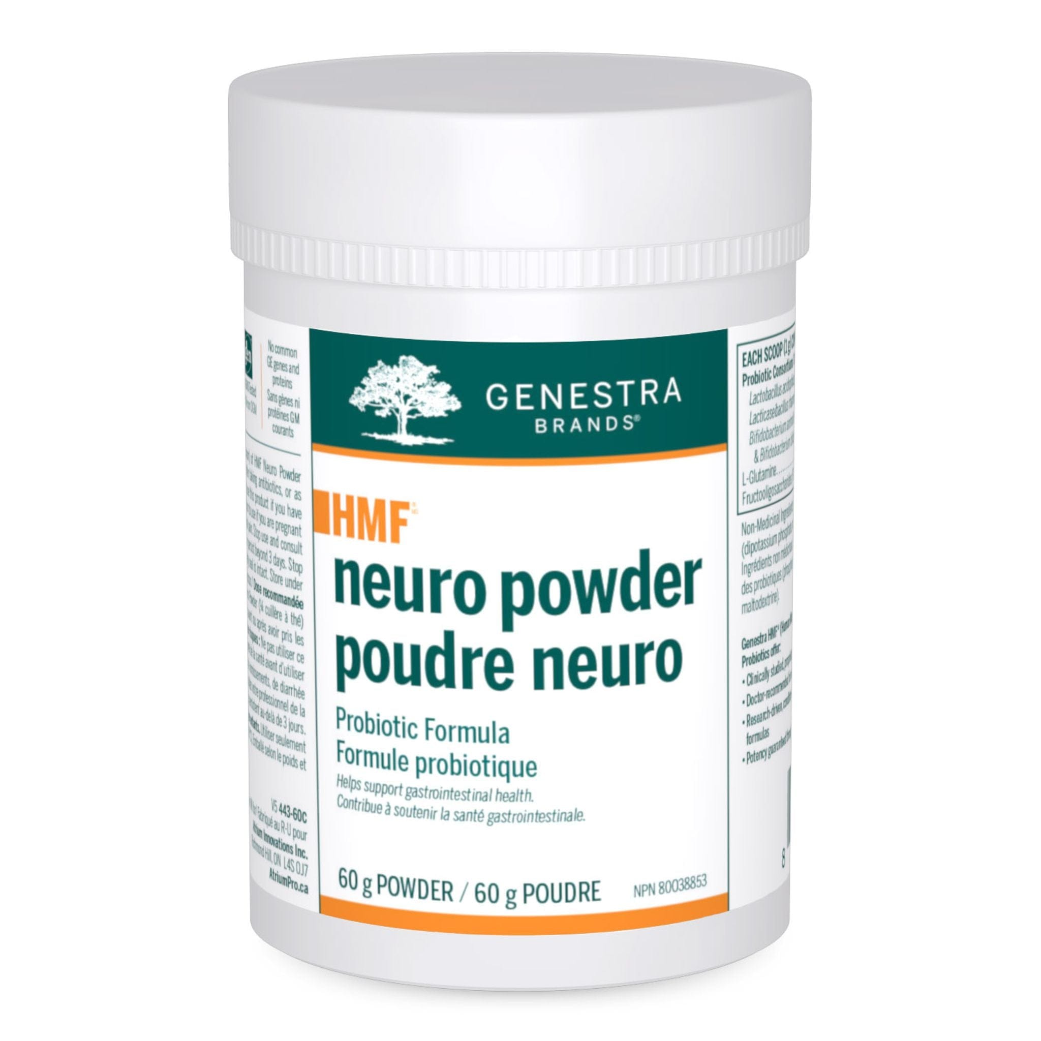 Genestra HMF Neuro Powder, 60g - Store in Fridge