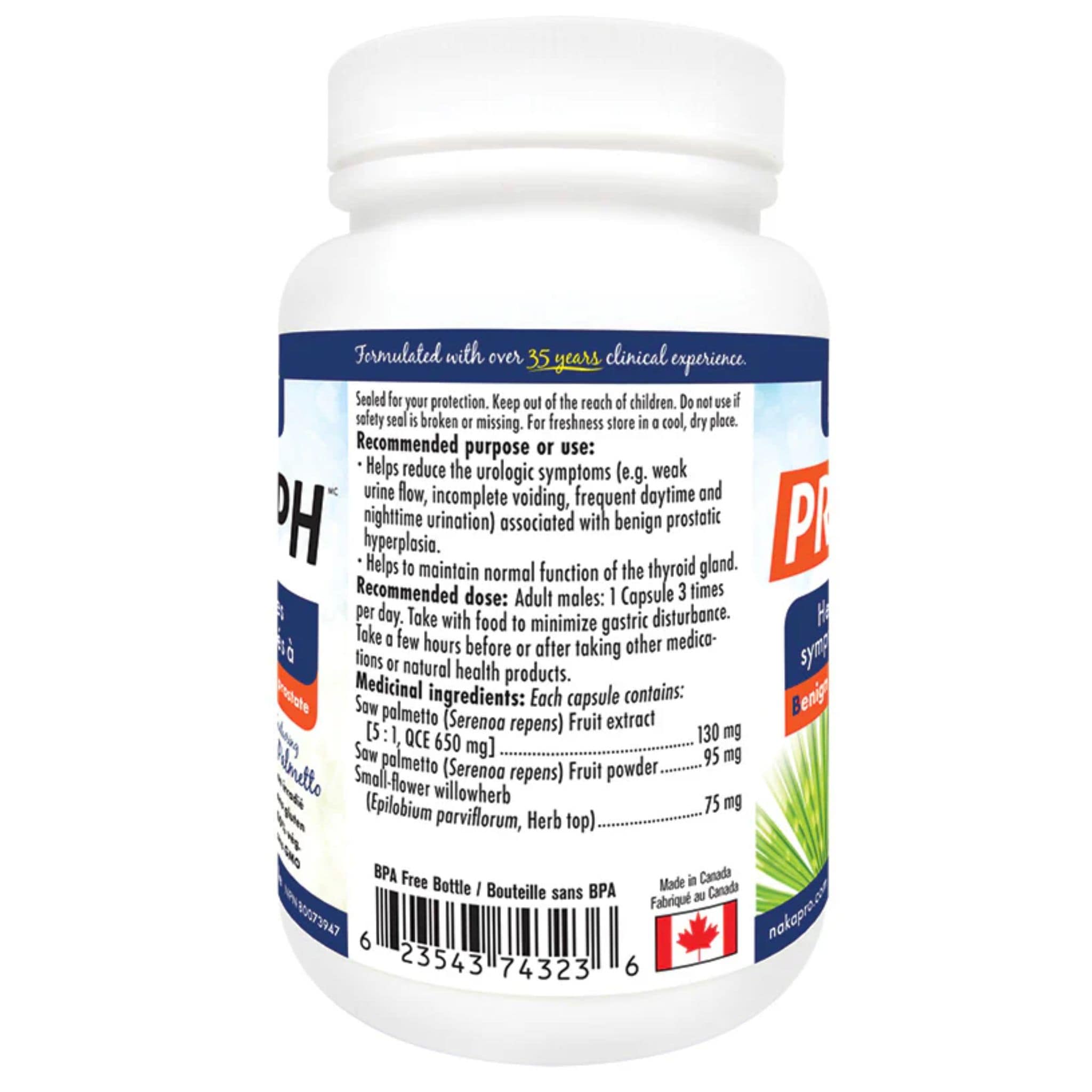 Shop Naka Pro BPH Prostate Formula, 90 Vegetable Capsules