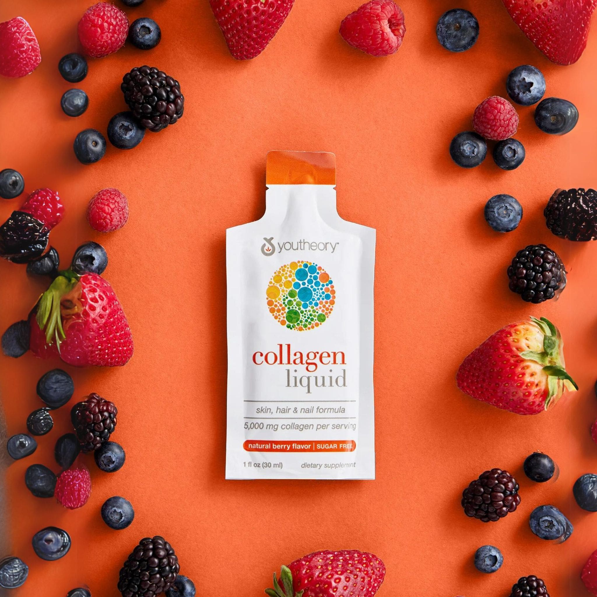 YouTheory Liquid Collagen On The Go, 12 Packets