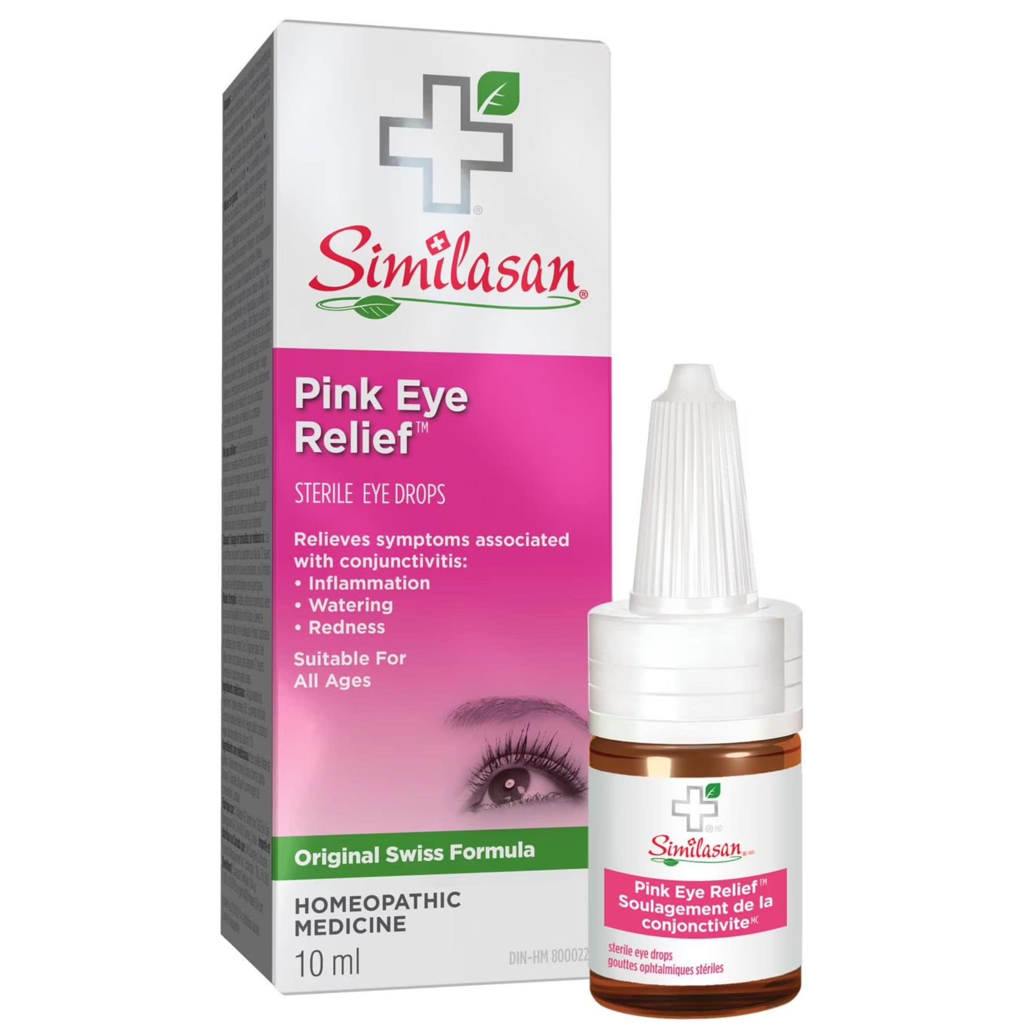 Similasan Pink Eye Relief Liquid Drops, Relieve Pink Eye Symptoms, 10ml