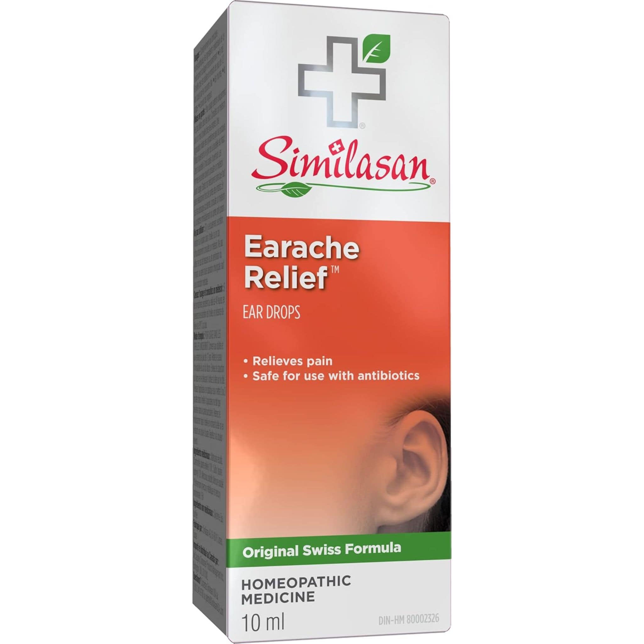 Similasan Earache Relief, Homeopathic Remedy for Ear Pain Relief, 10ml