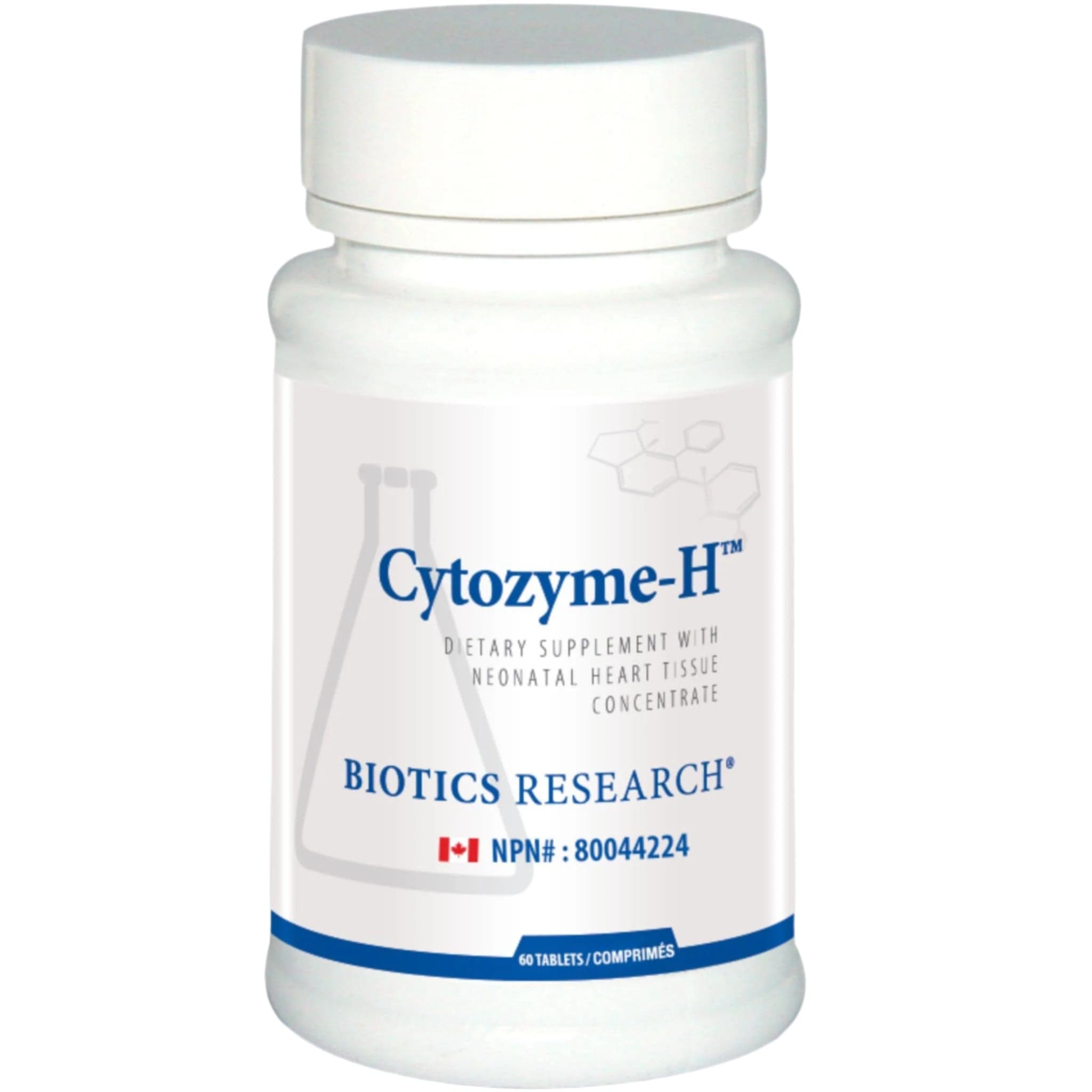 Biotics Research Cytozyme-H, Supports Heart Health, 60 Tablets