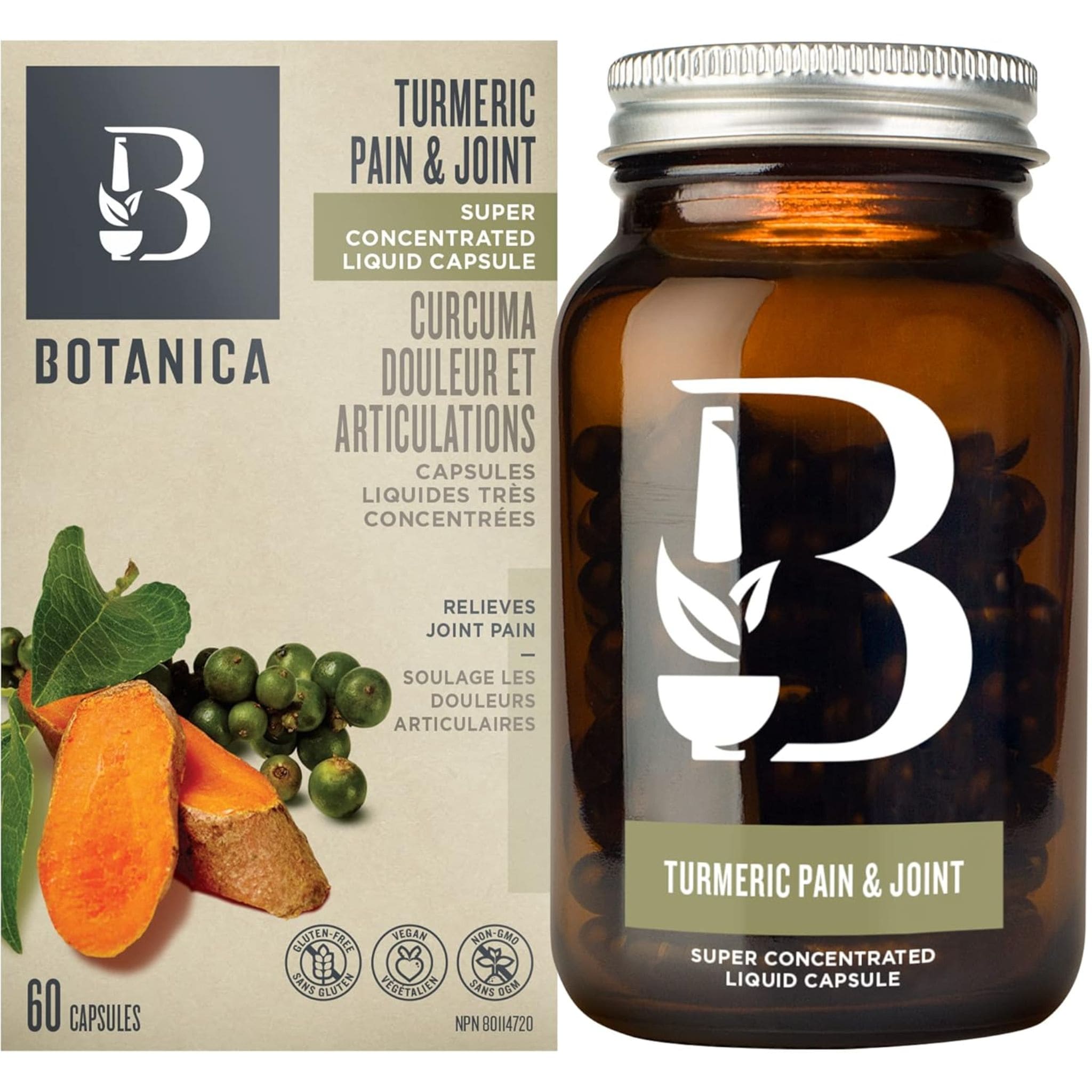 Botanica Turmeric Pain and Joint Concentrated Liquid Capsule