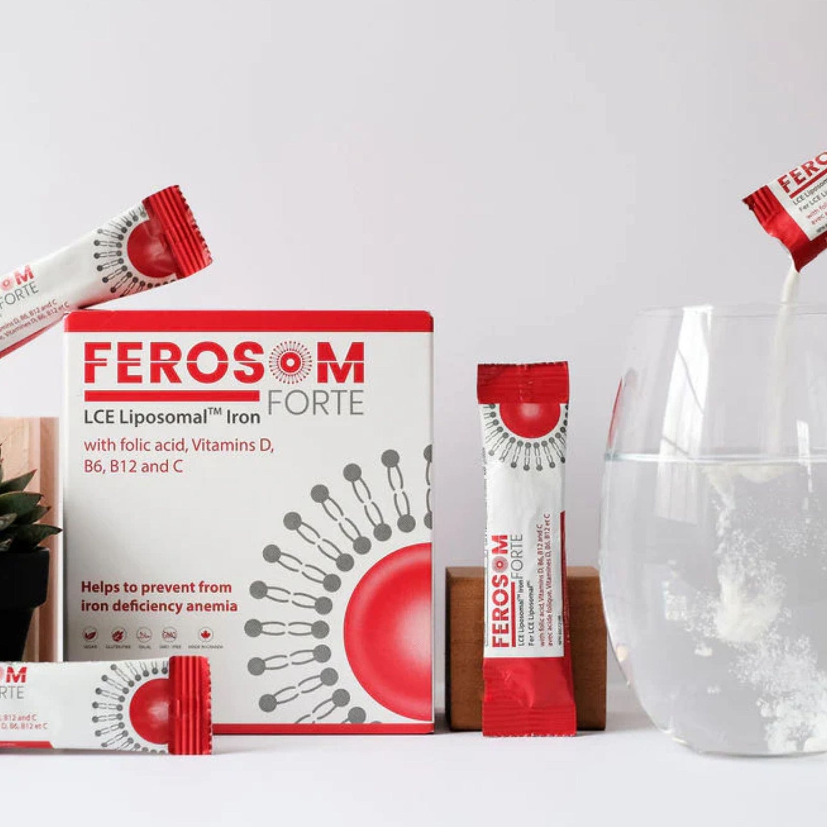 Ferosom Forte Liposomal Iron Powder, 1.7g x 20 Sachets