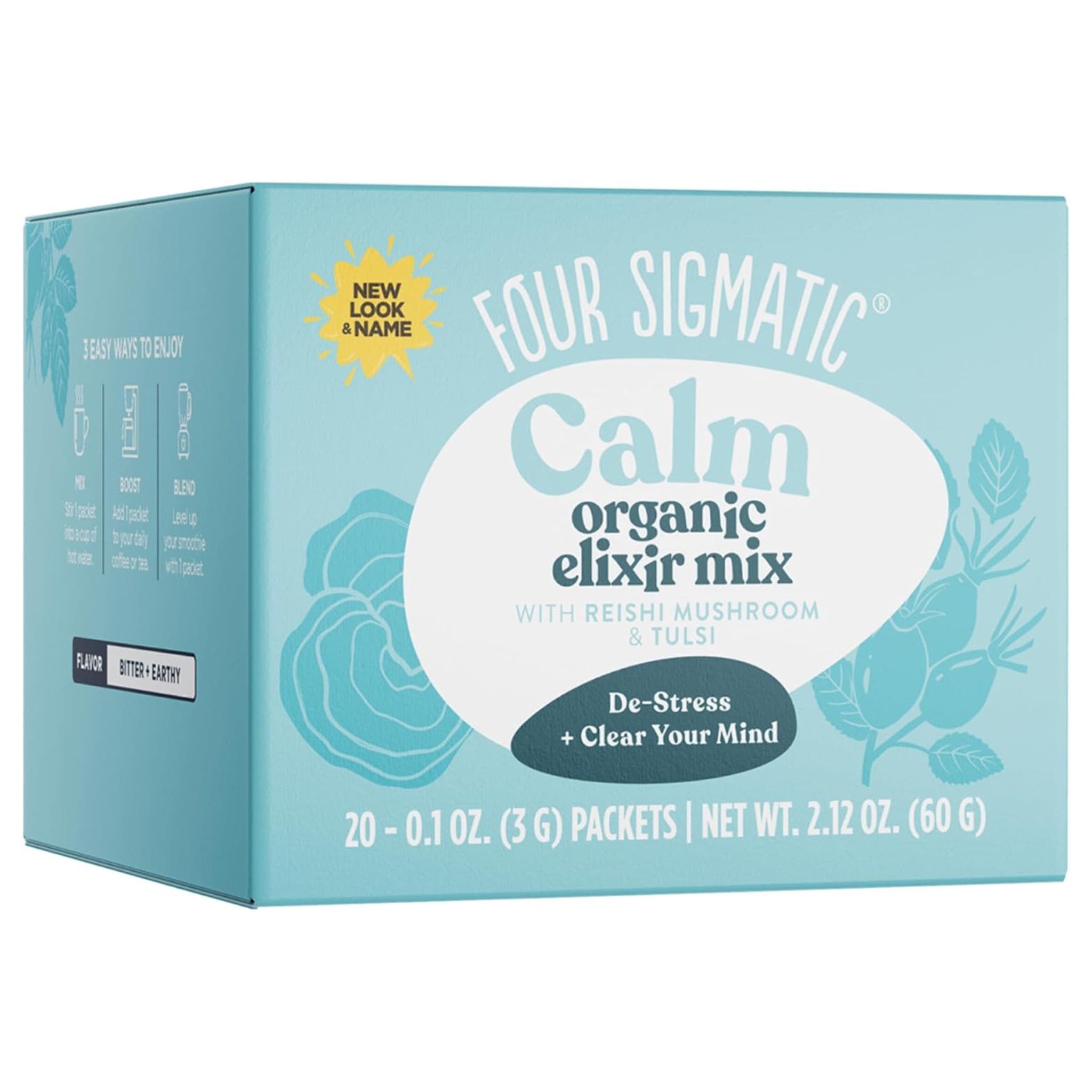Shop Four Sigmatic Calm Organic Elixir Mix with Reishi, 20x3g Sachets