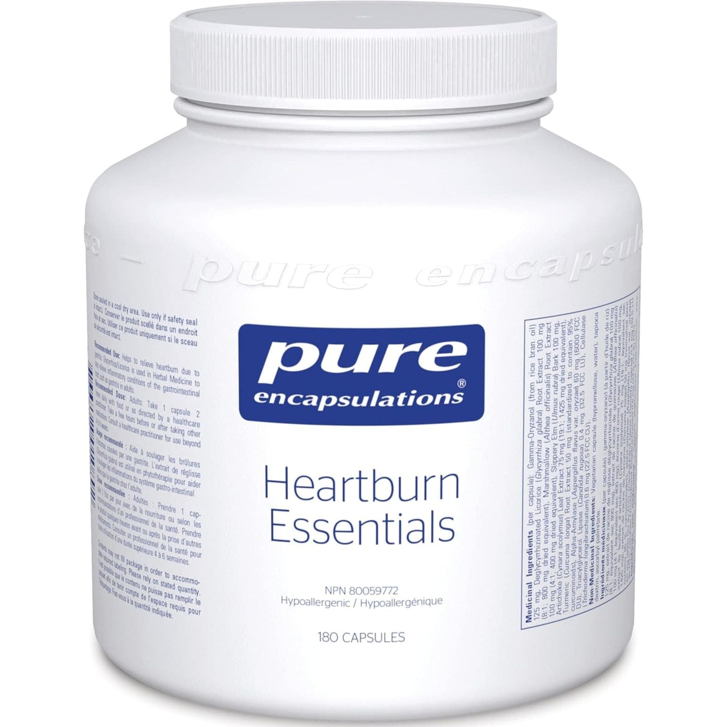 Shop Pure Encapsulations Heartburn Essentials, 180 Capsules