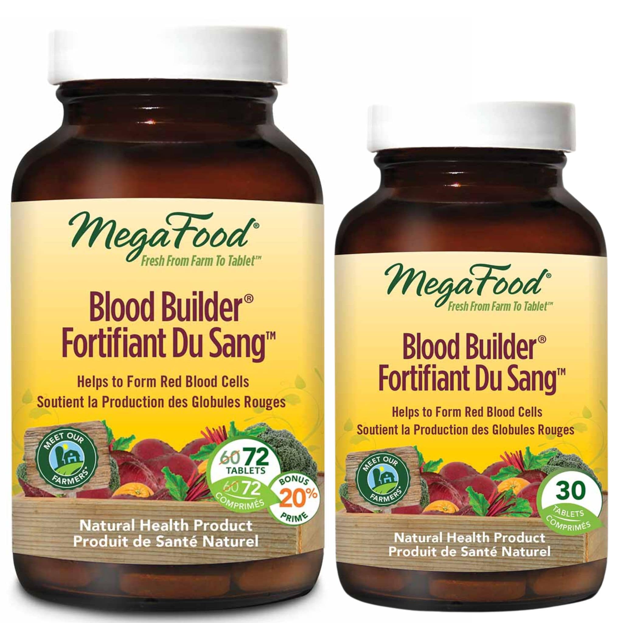MegaFood Blood Builder Whole Food Iron | Vitamart.ca