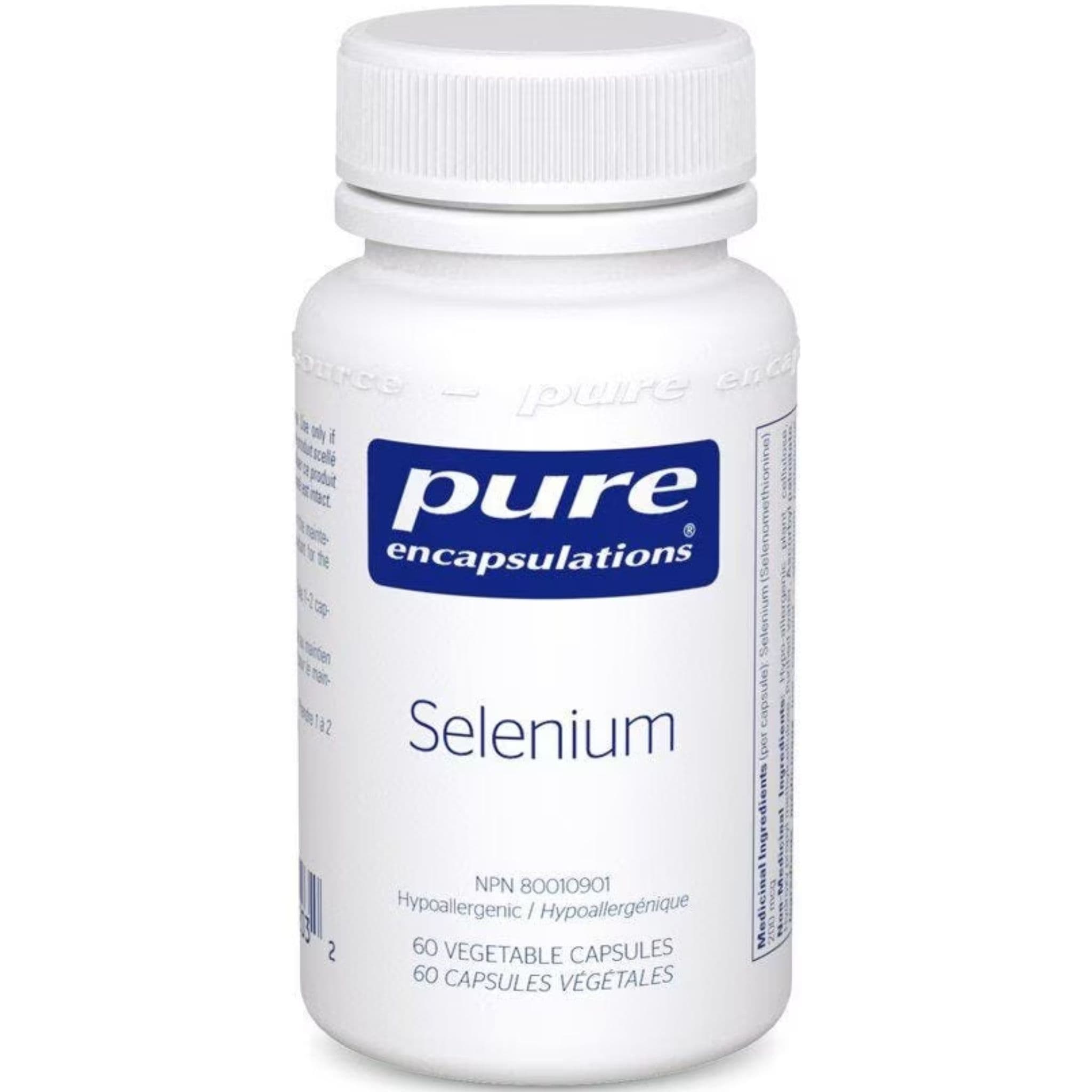 Shop Pure Encapsulations Selenium 200mcg, 60 Vegetable Capsules
