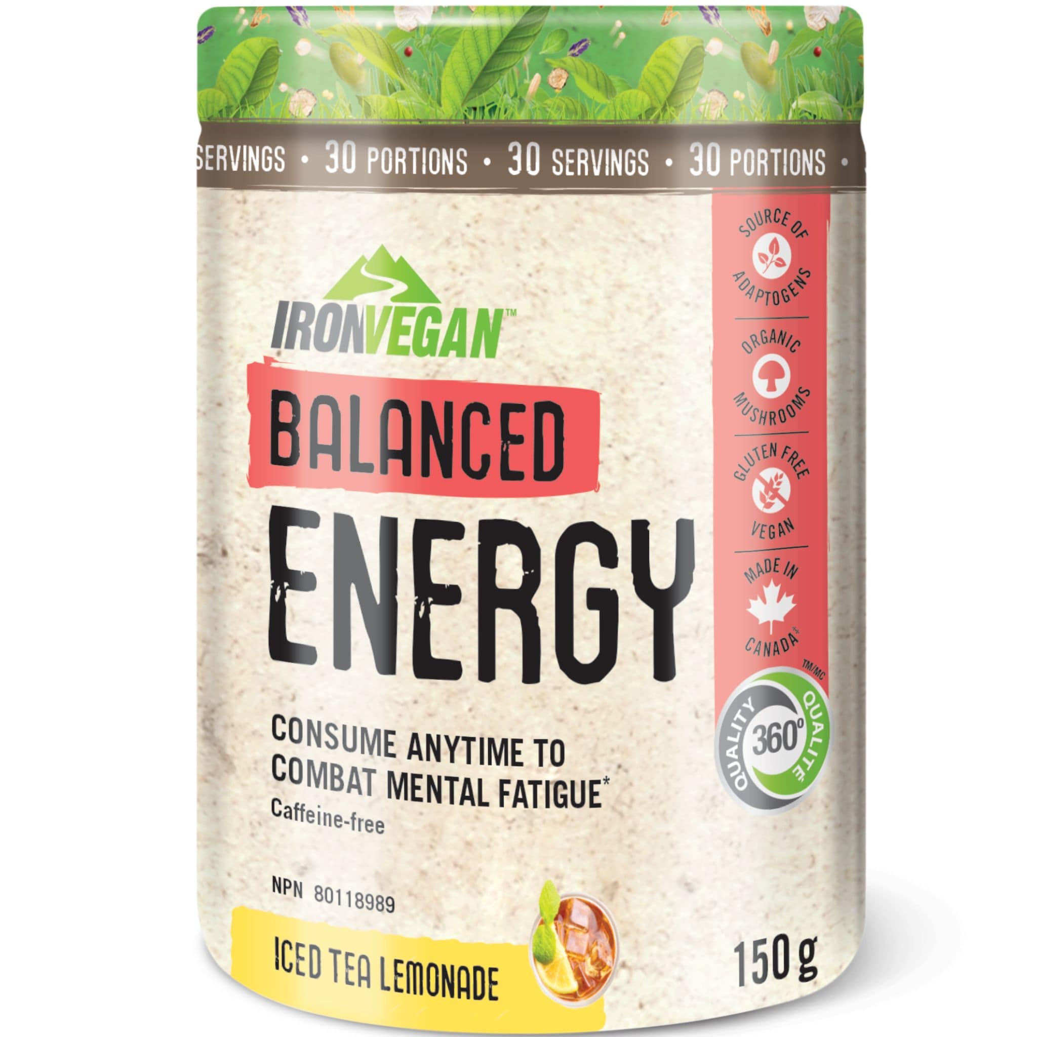 Iron Vegan Balanced Energy