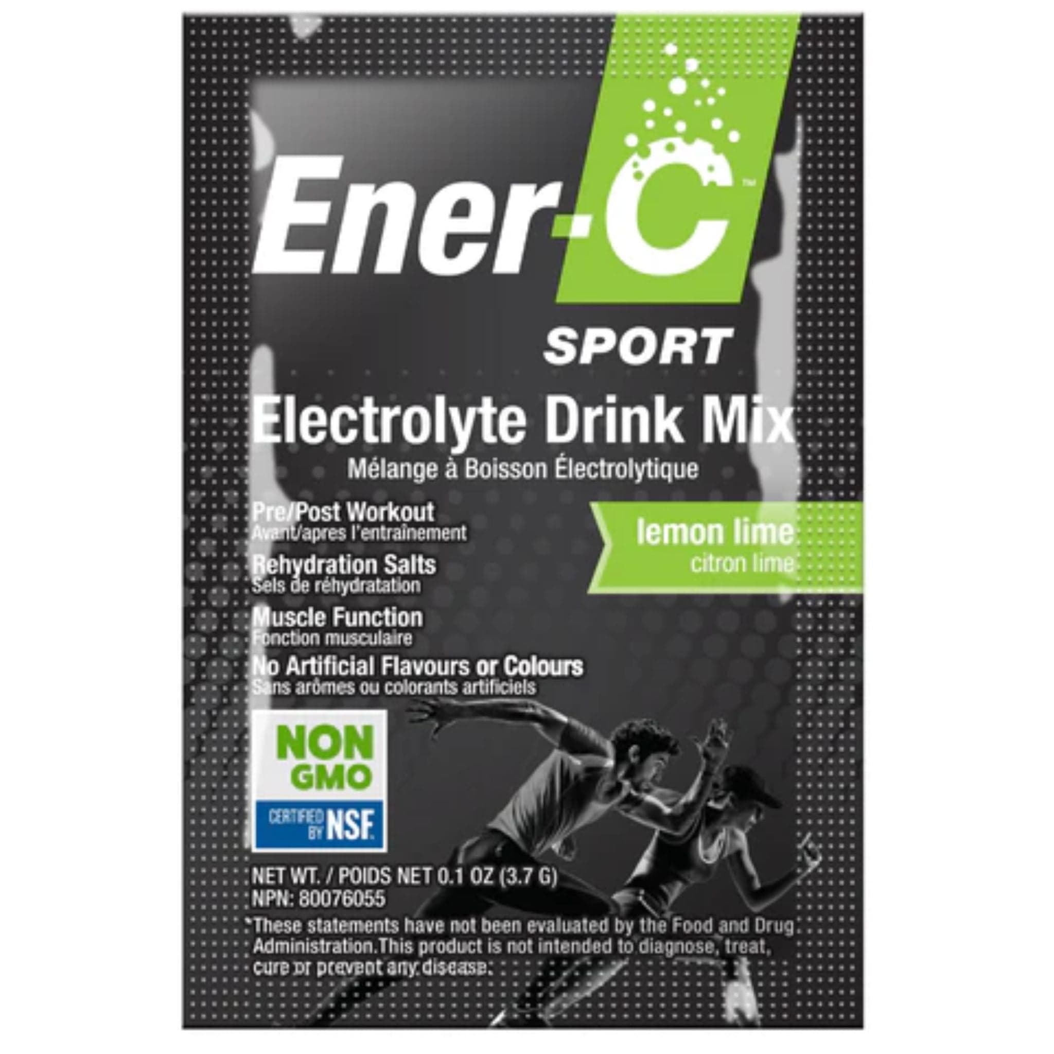 Ener-C Sport Electrolyte Drink Mix, Pre and Post Workout, 1 Serving SA