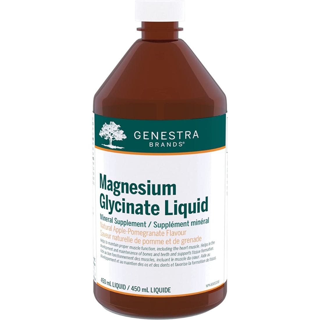 Genestra Magnesium Bis-Glycinate Liquid, 450ml