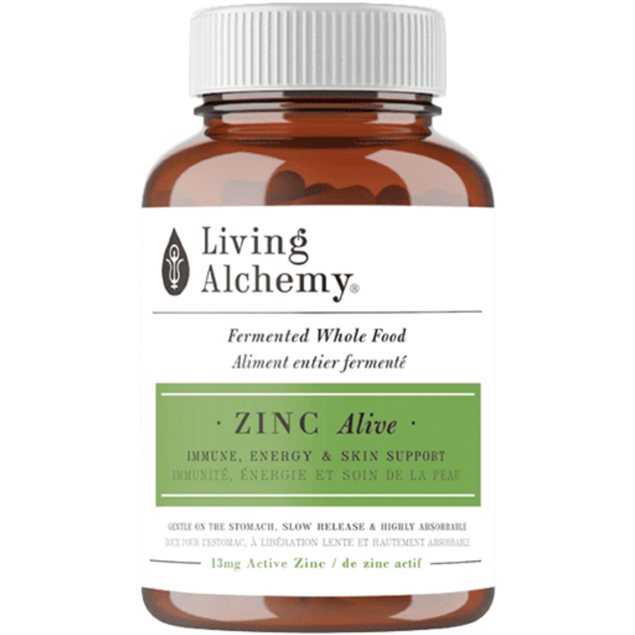 Living Alchemy Zinc Alive 13 mg, 60 Capsules