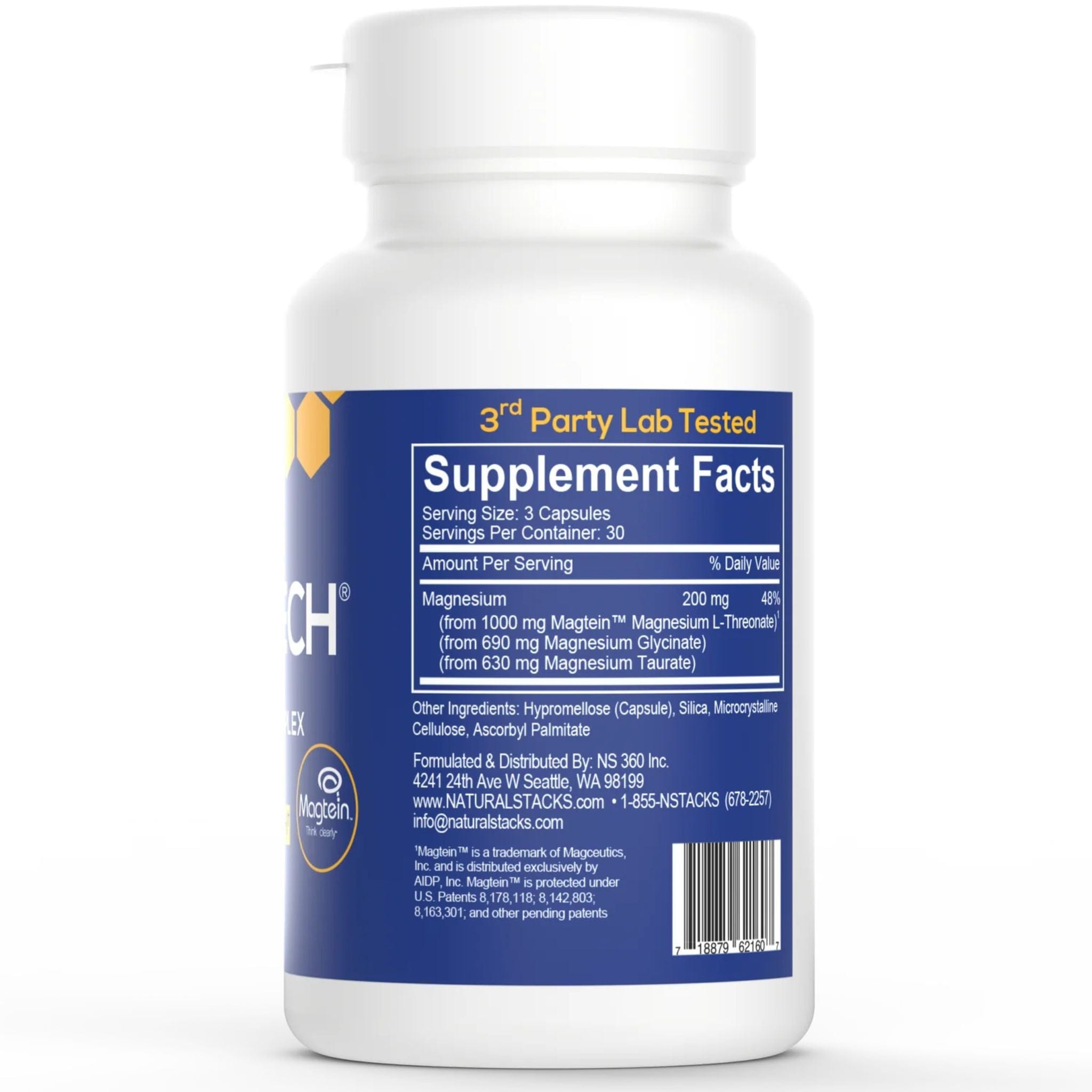 Natural Stacks Magtech Magnesium Complex, 90 Capsules – Vitamart.ca