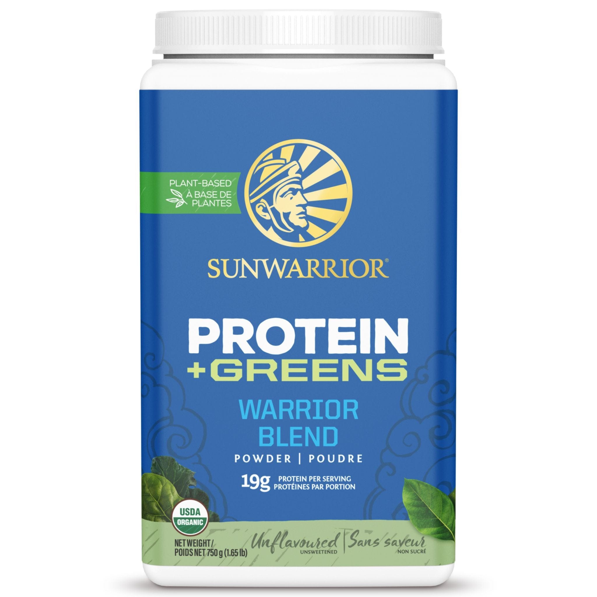 Sun Warrior Protein Warrior Blend Plus Greens, 750g