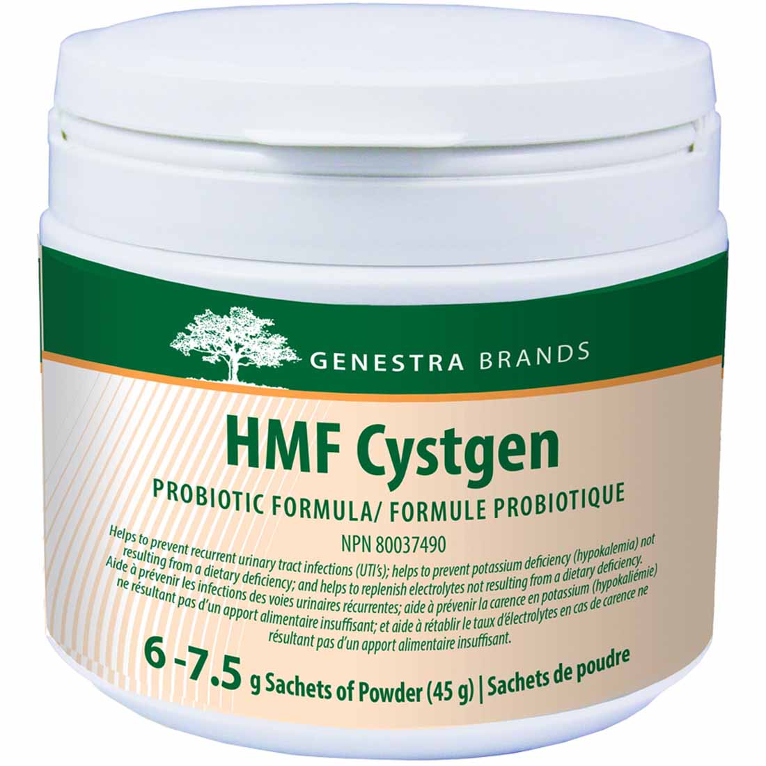 Genestra HMF Cystgen, 6 Sachets - Store in Fridge – Vitamart.ca
