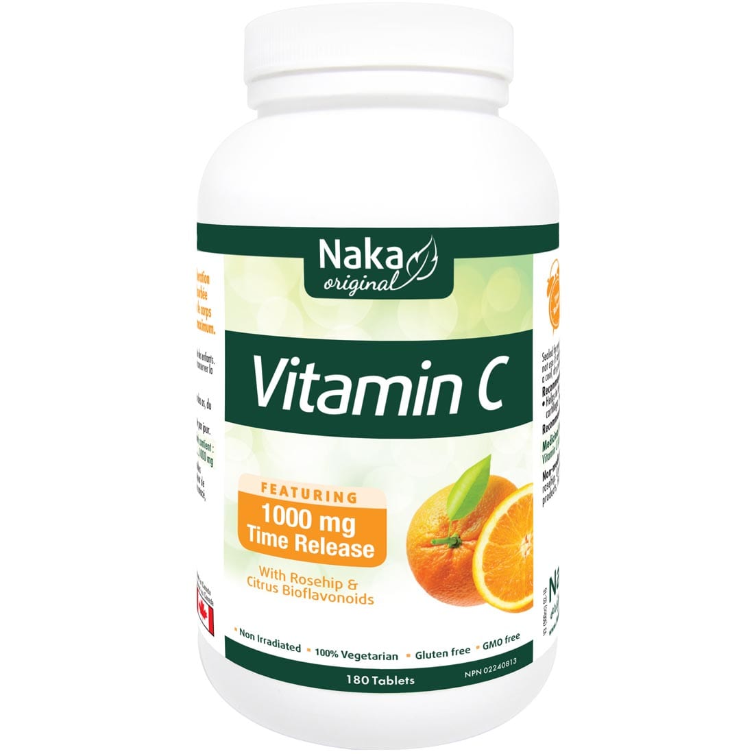 Naka Herbs Vitamin C 1000mg Timed Release with Rosehips & Citrus Biofl ...