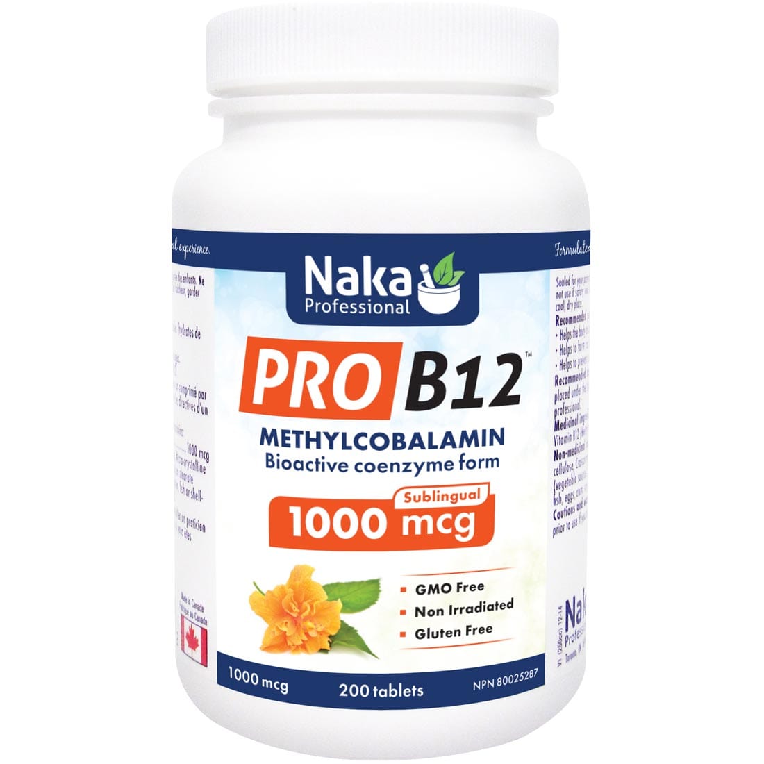 Naka Pro B12 Methylcobalamin 1000mcg – Vitamart.ca