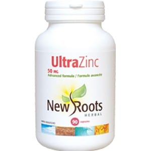 New Roots Ultra Zinc 50mg, 90 Vegetable Capsules – Vitamart.ca