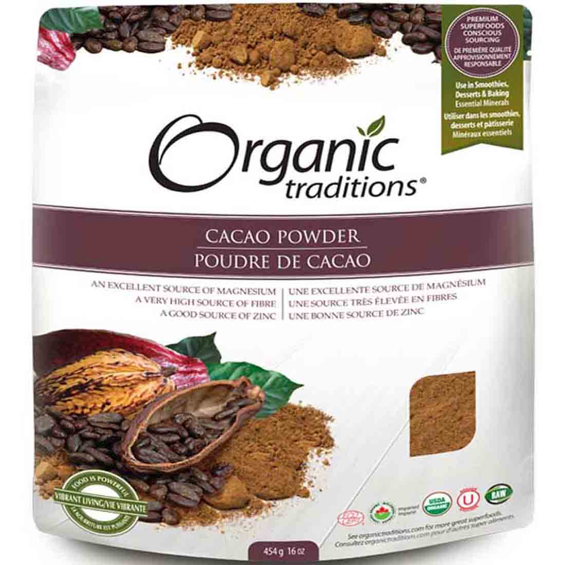 Organic Traditions Cacao Powder