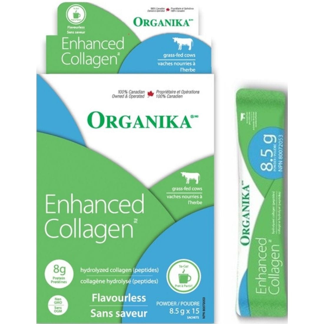 Organika Enhanced Collagen Powder (100% hydrolyzed Collagen)