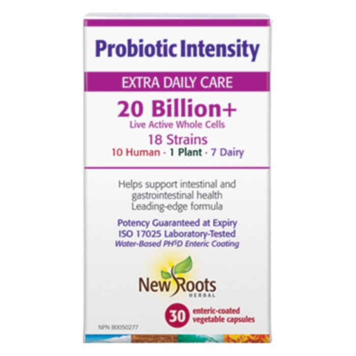 New Roots Probiotic Intensity 20 Billion – Vitamart.ca