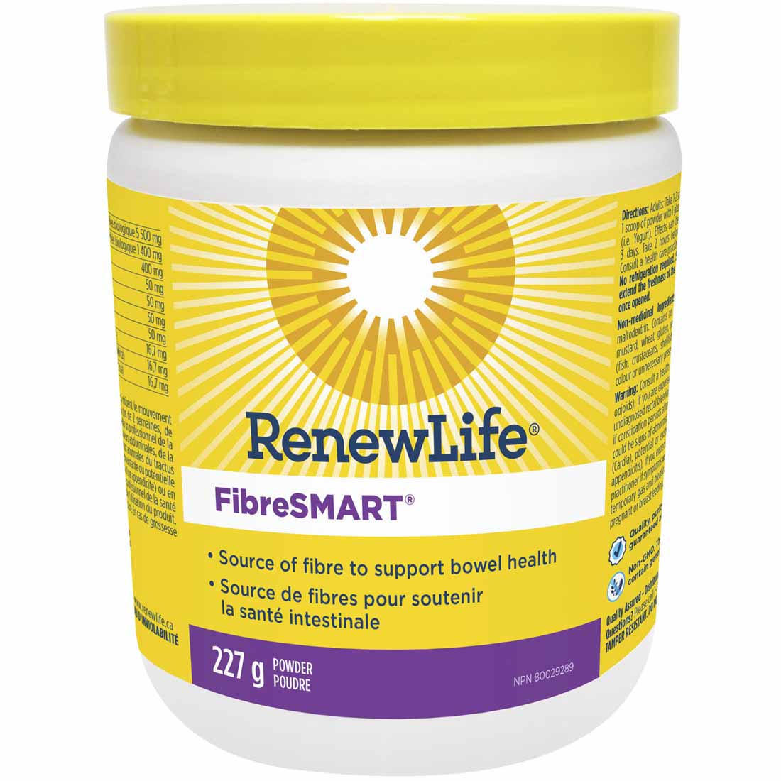 Renew Life FibreSMART Powder – Vitamart.ca