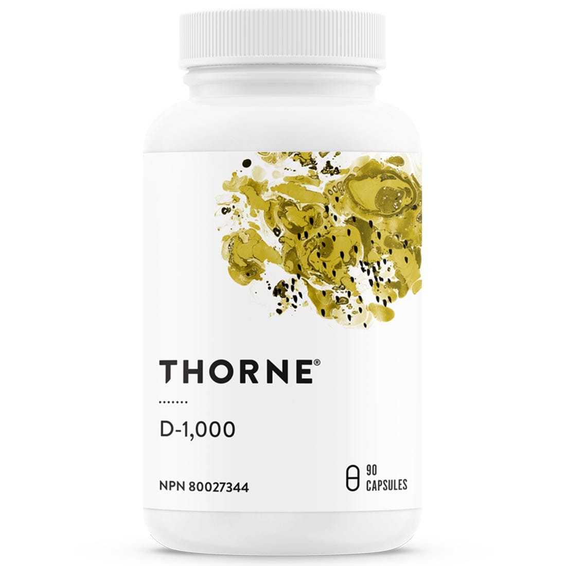 Thorne D-1000 Vitamin D3 1000IU, 90 Capsules