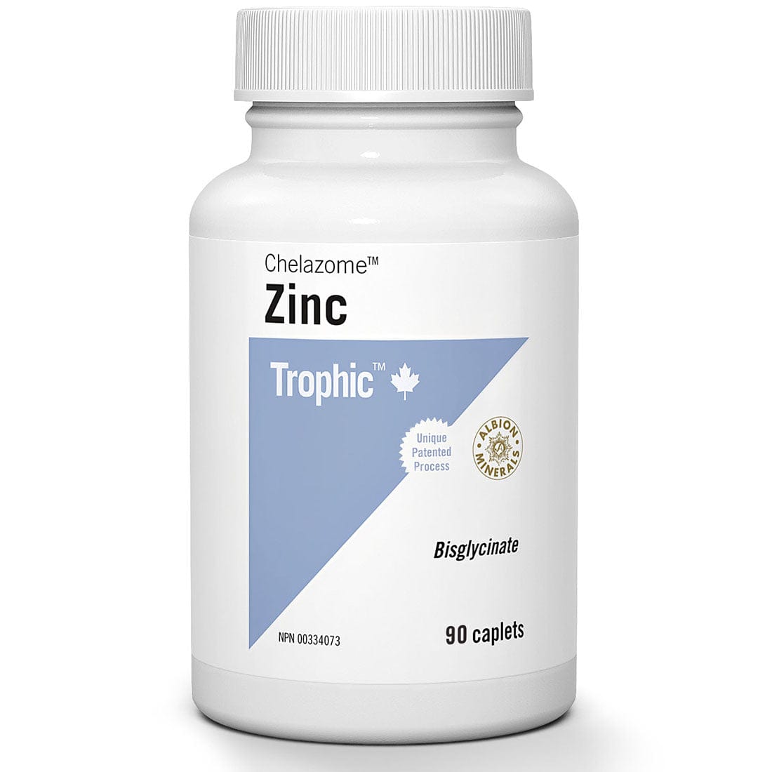 Trophic Zinc Bisglycinate 15mg (Chelazome) – Vitamart.ca