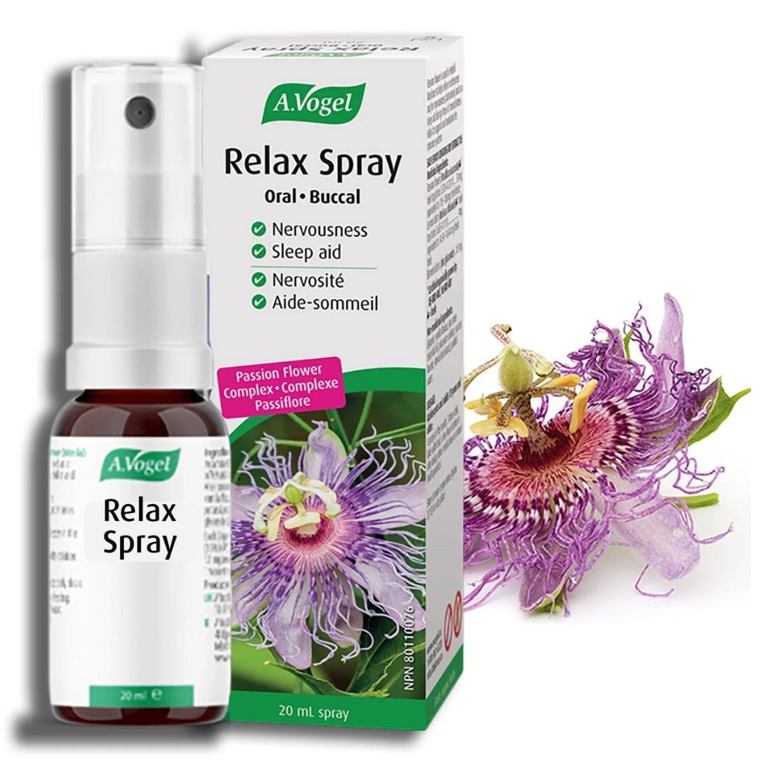 A. Vogel Relax Oral Spray, Relieve Feelings of Restlessness and Stress ...