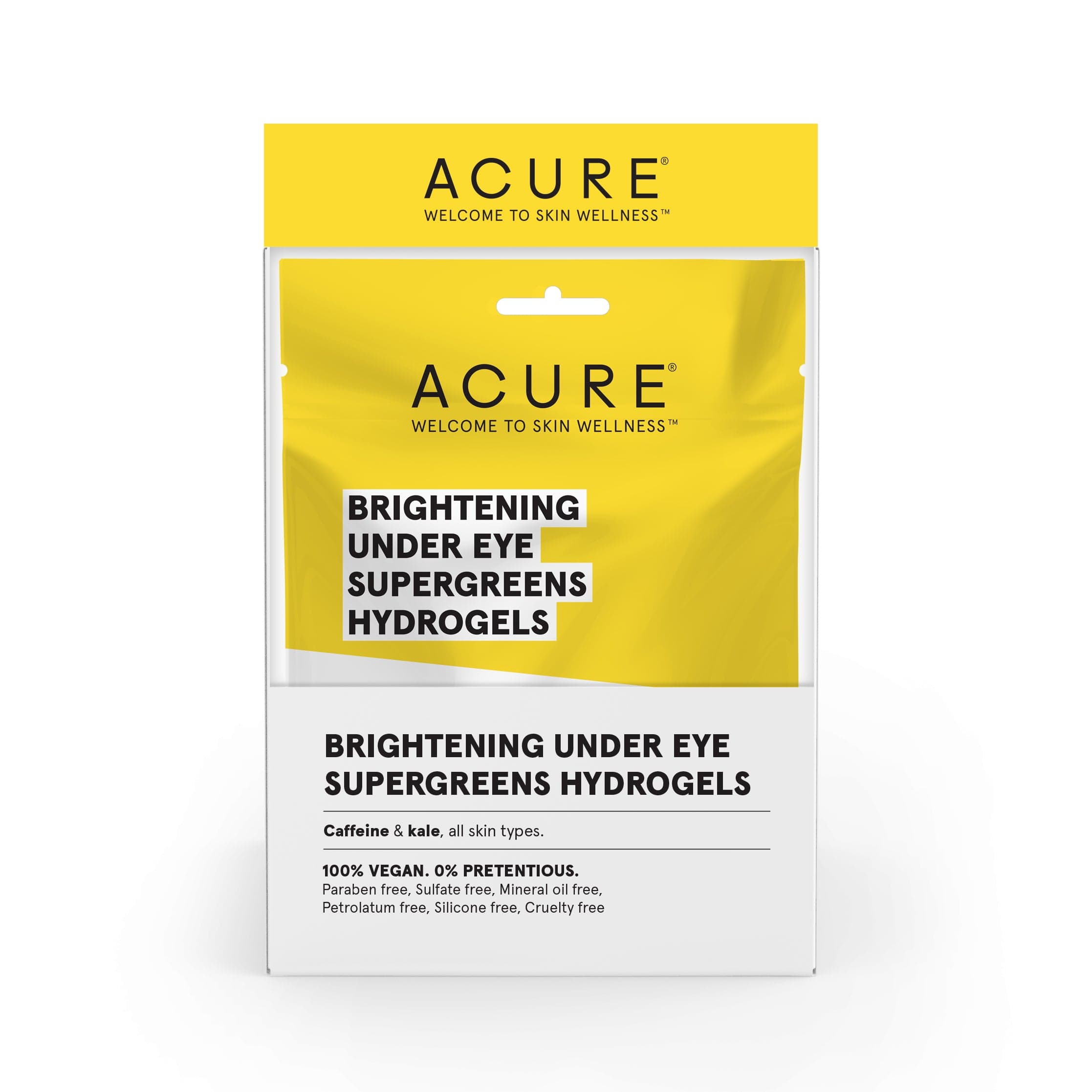 Acure Brightening Under Eye Hydrogels (Factory Case), 12 Pack of Eye G
