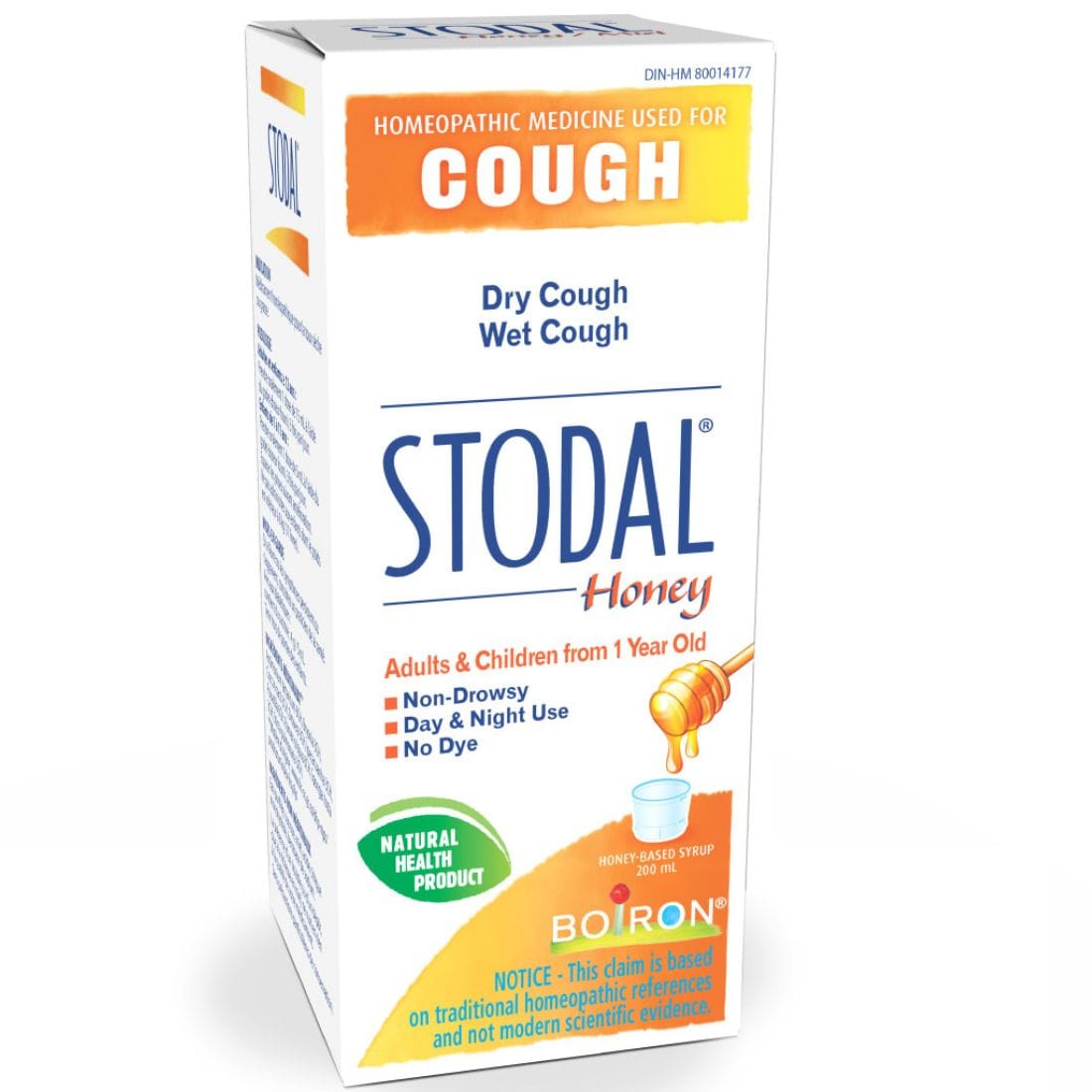Boiron Stodal Adult Cough Syrup, 200ml
