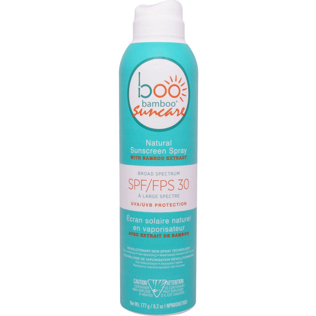 Boo Bamboo SPF30 Natural Sunscreen Spray