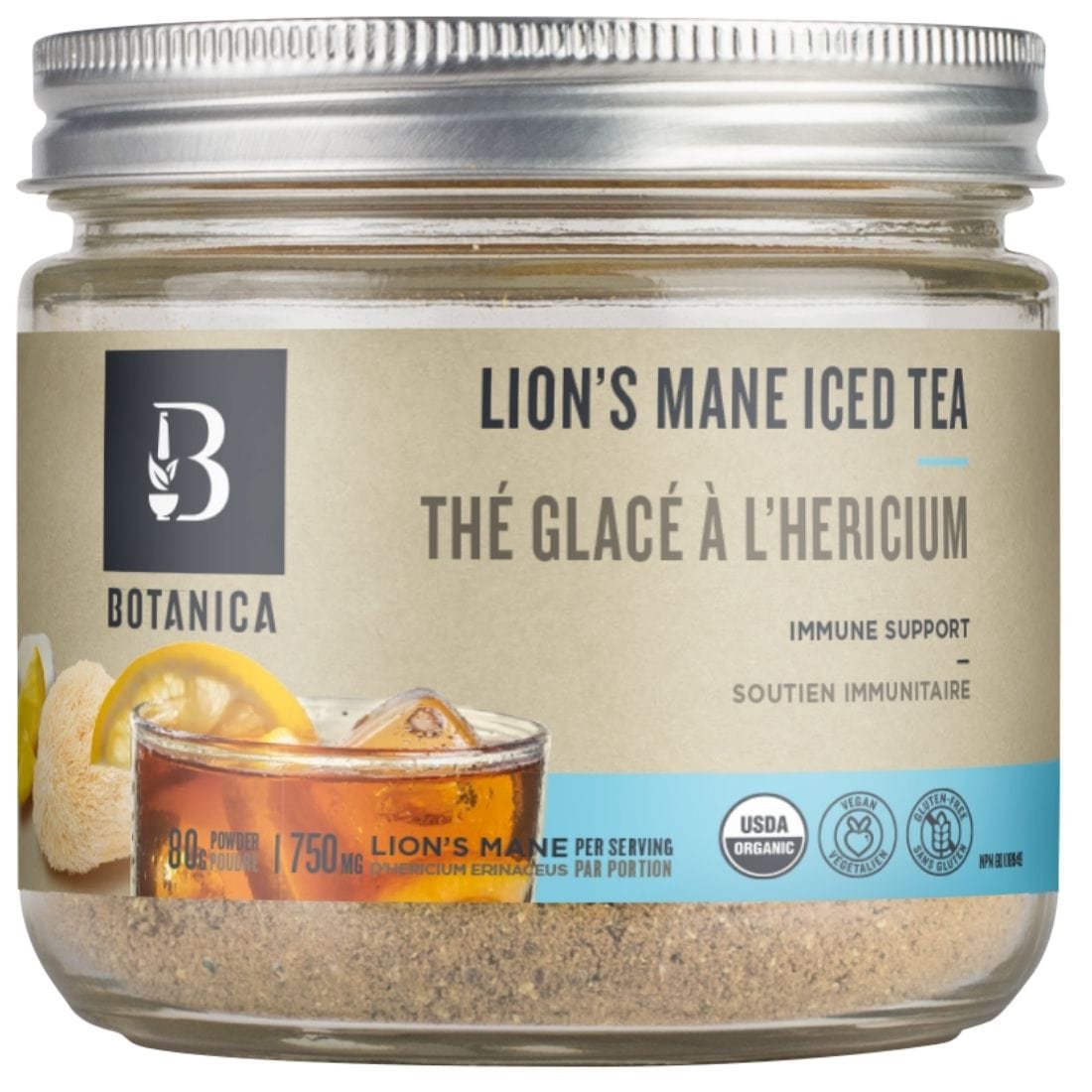 Botanica Lion's Mane Iced Tea, 80g – Vitamart.ca