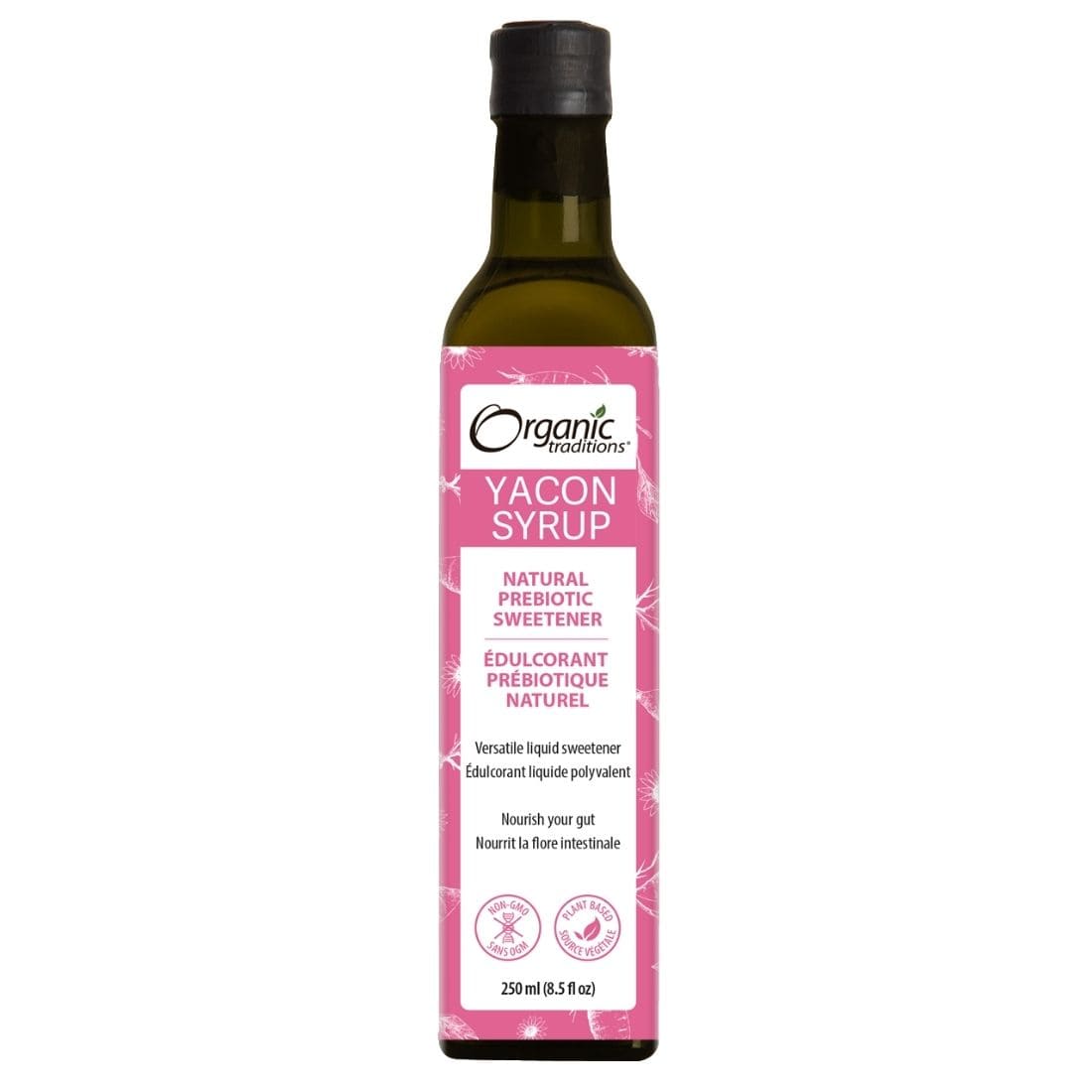 Organic Traditions Yacon Syrup, Natural Plant Based Prebiotic Sweetene ...