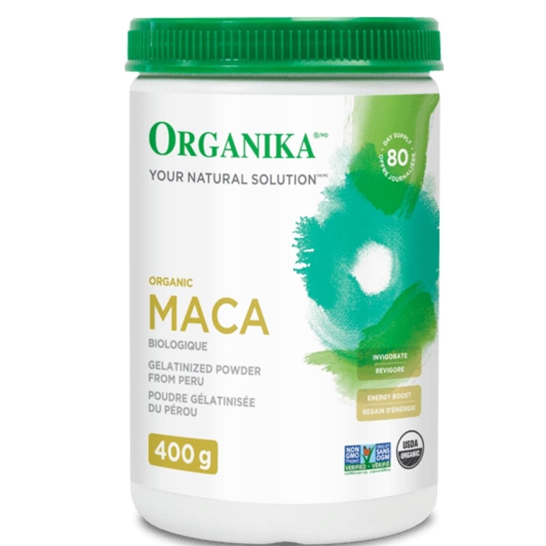Organika Organic Maca Powder, 100% Natural Gelatinized Peruvian Maca P