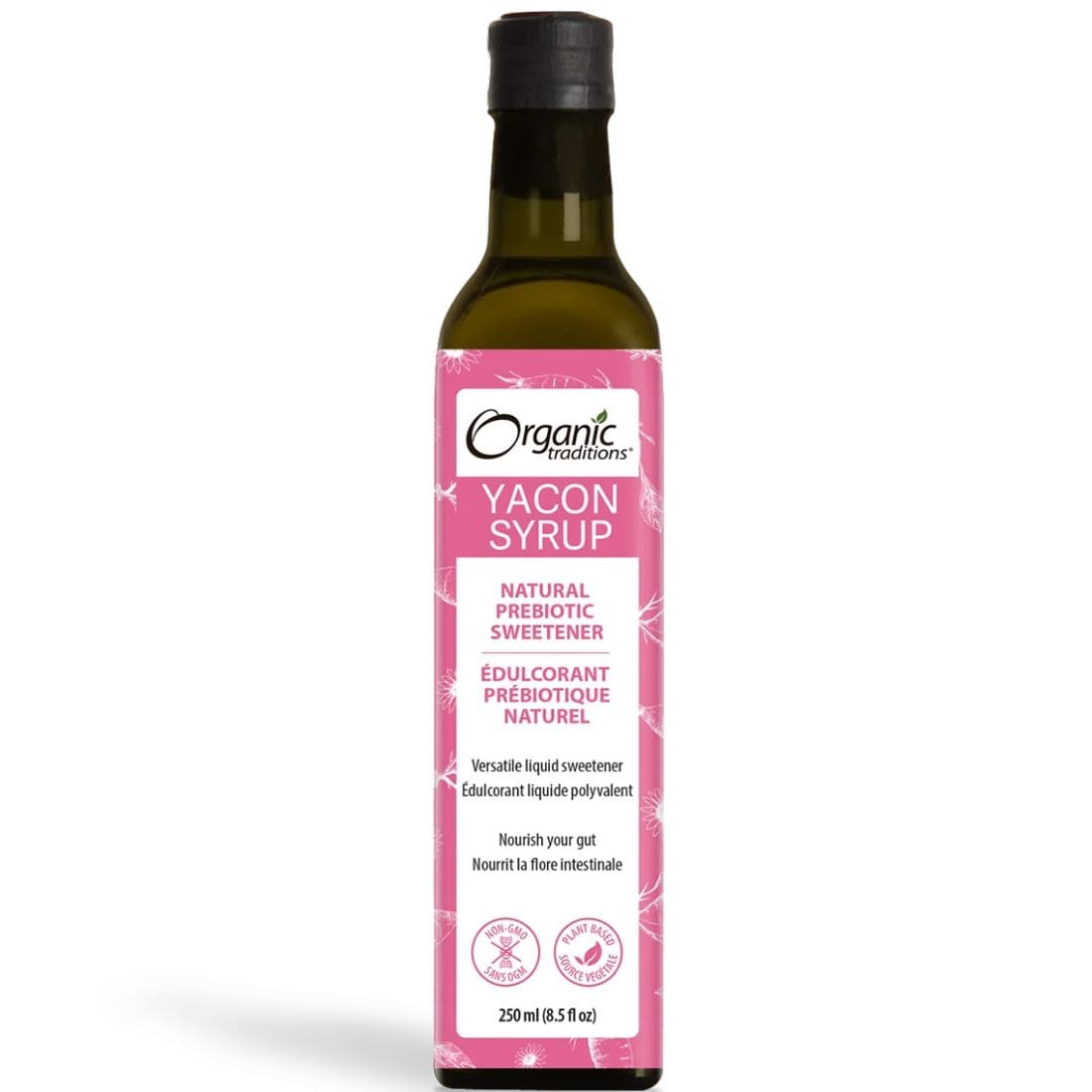 Organic Traditions Yacon Syrup, Natural Plant Based Prebiotic Sweetene ...