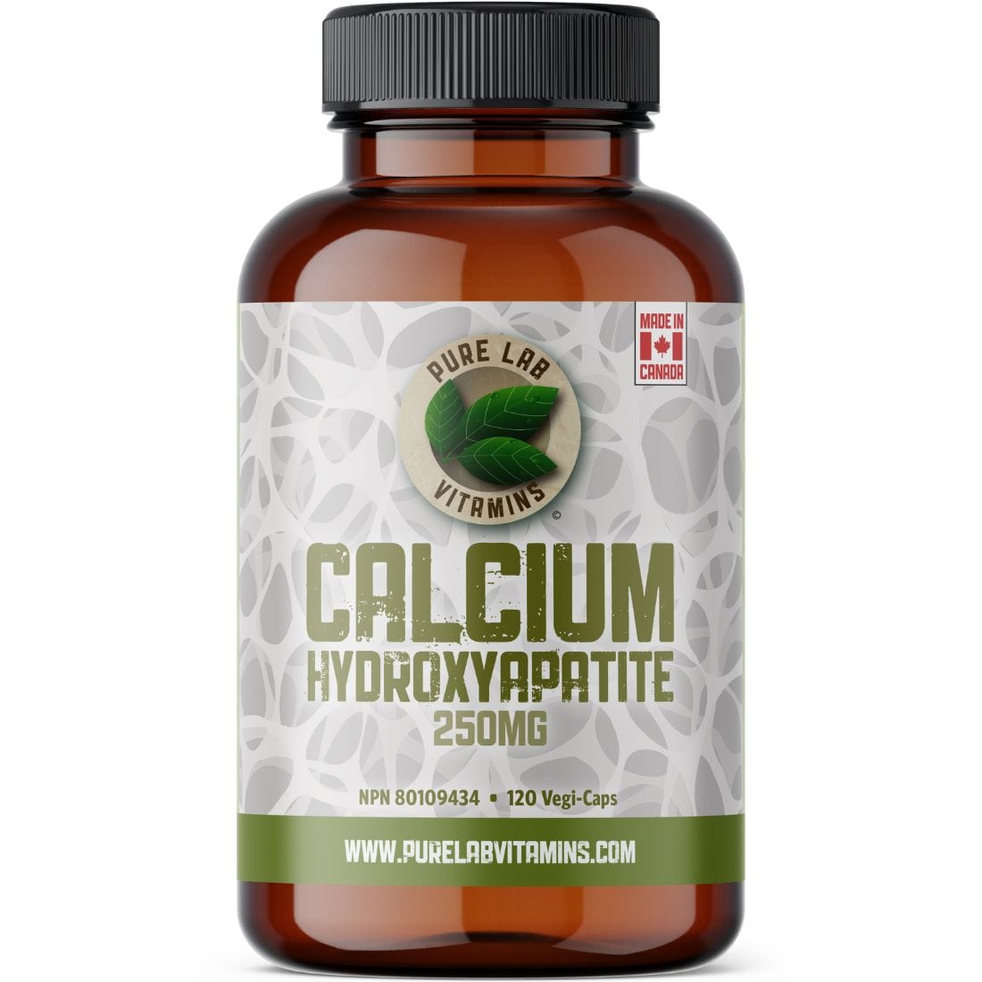 Pure Lab Vitamins Calcium Hydroxyapatite 250mg – Vitamart.ca