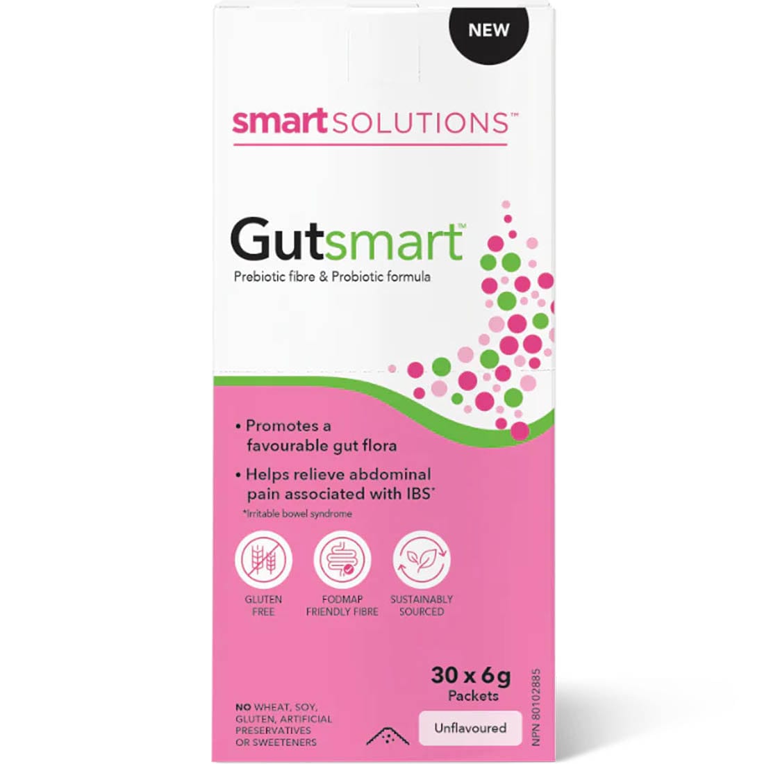Smart Solutions Gutsmart Prebiotic and Probiotic Powder