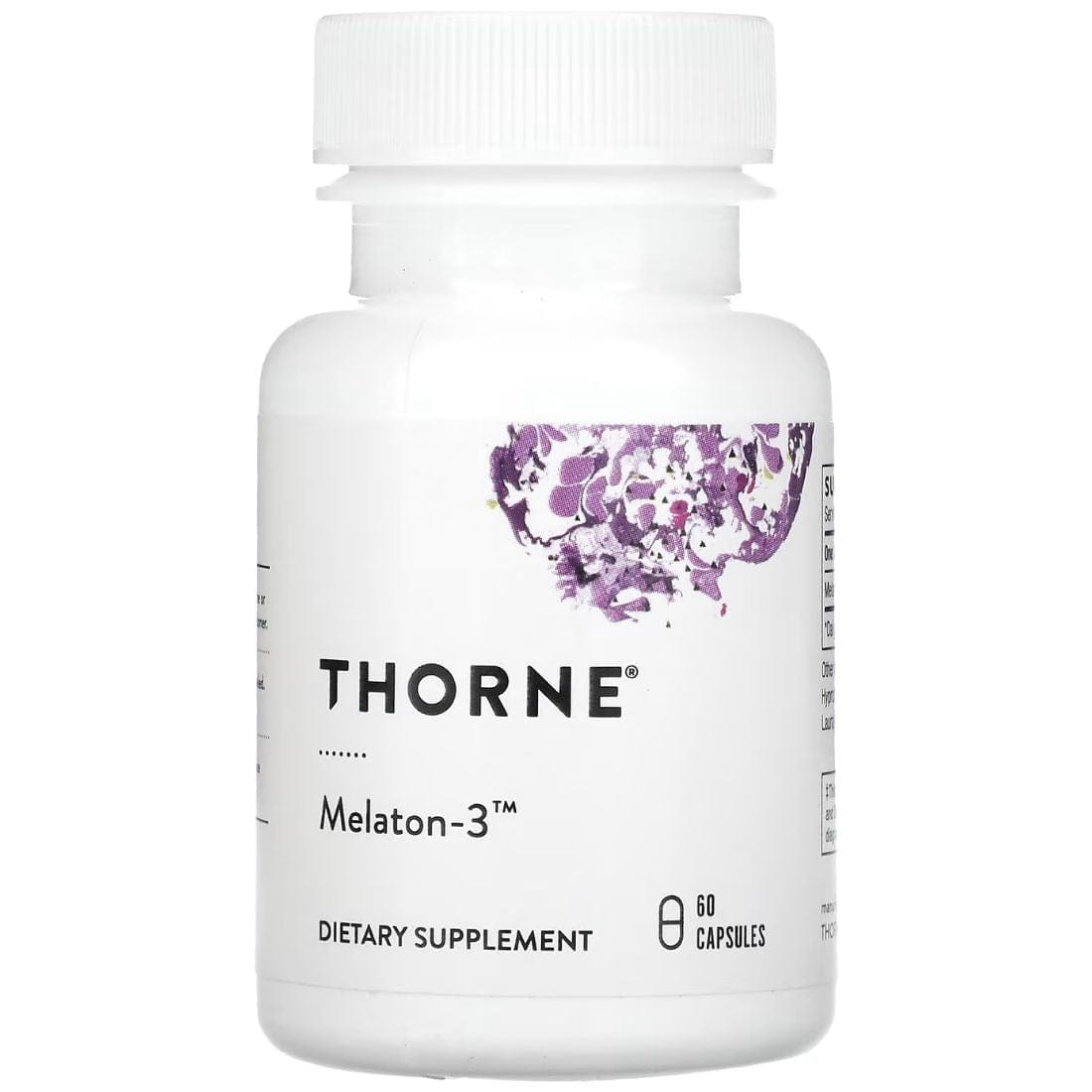 Thorne Research Melaton-3, 3mg Melatonin, 60 Capsules – Vitamart.ca
