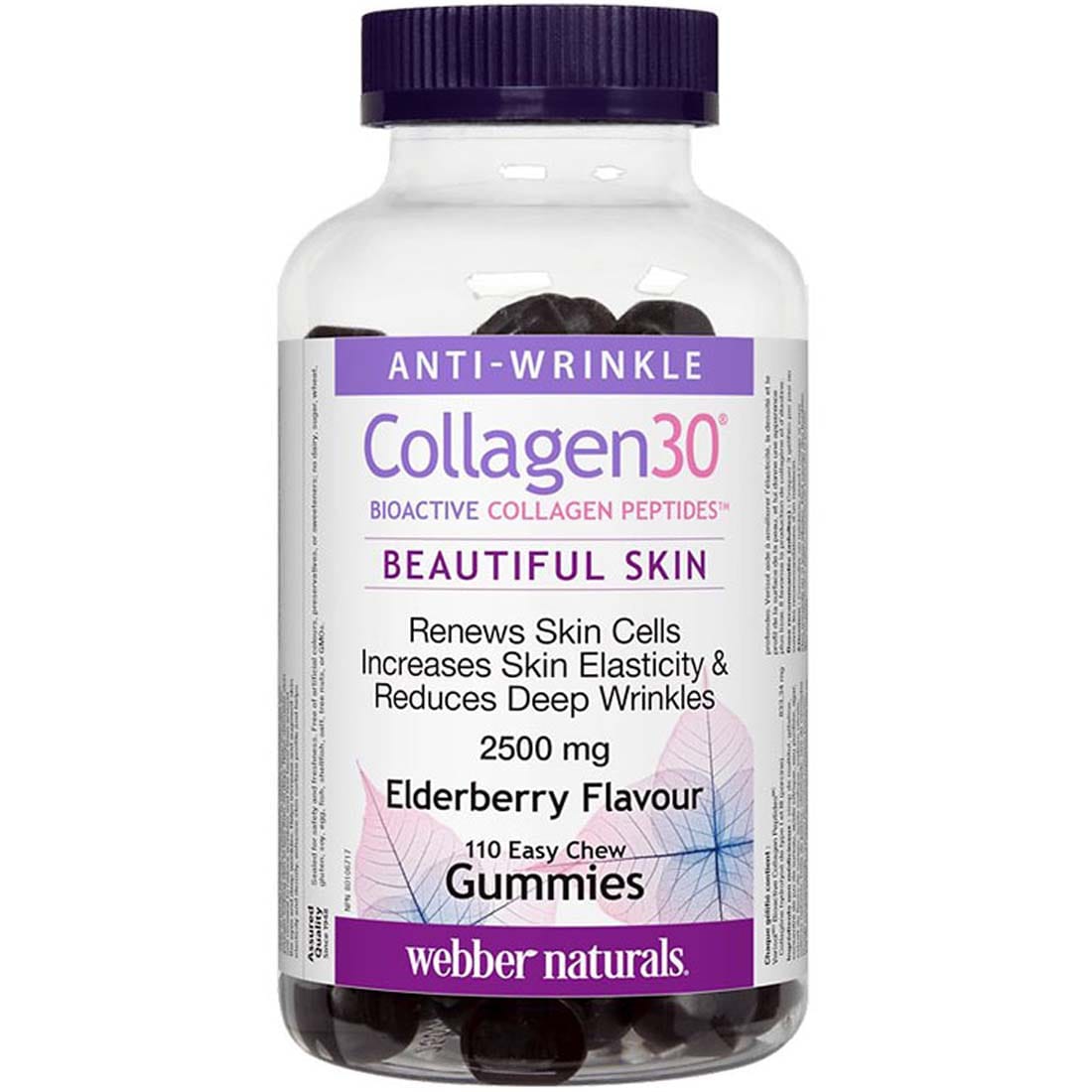 Webber Naturals Collagen30 Gummies, 110 Gummies